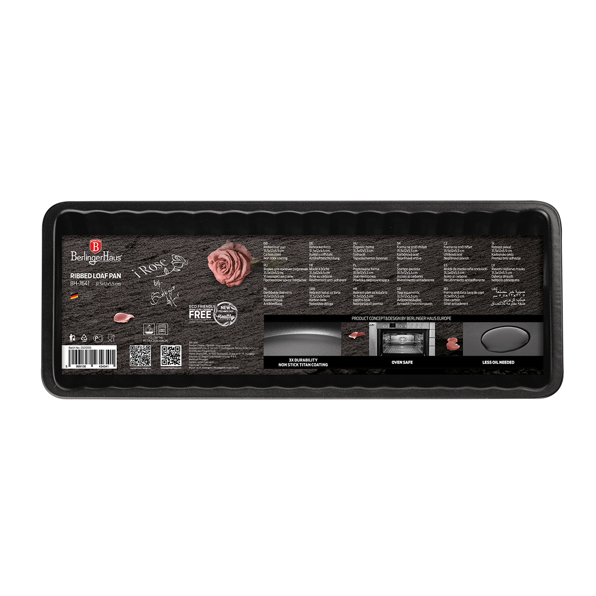 Order Berlinger Haus Ribbed Loaf Pan For Bread Now! | Jomla.ae