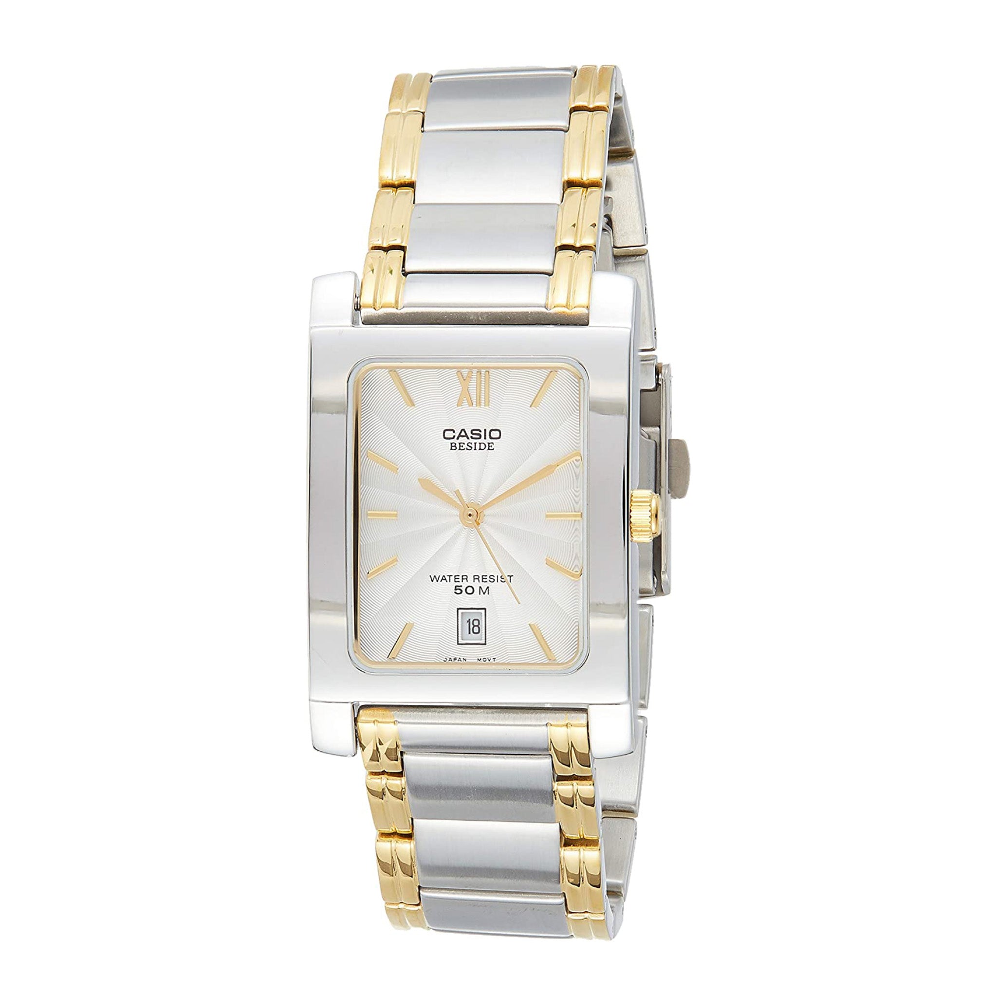 Order Casio Men's Quartz Watch, Analog Display And Stainless Steel ...