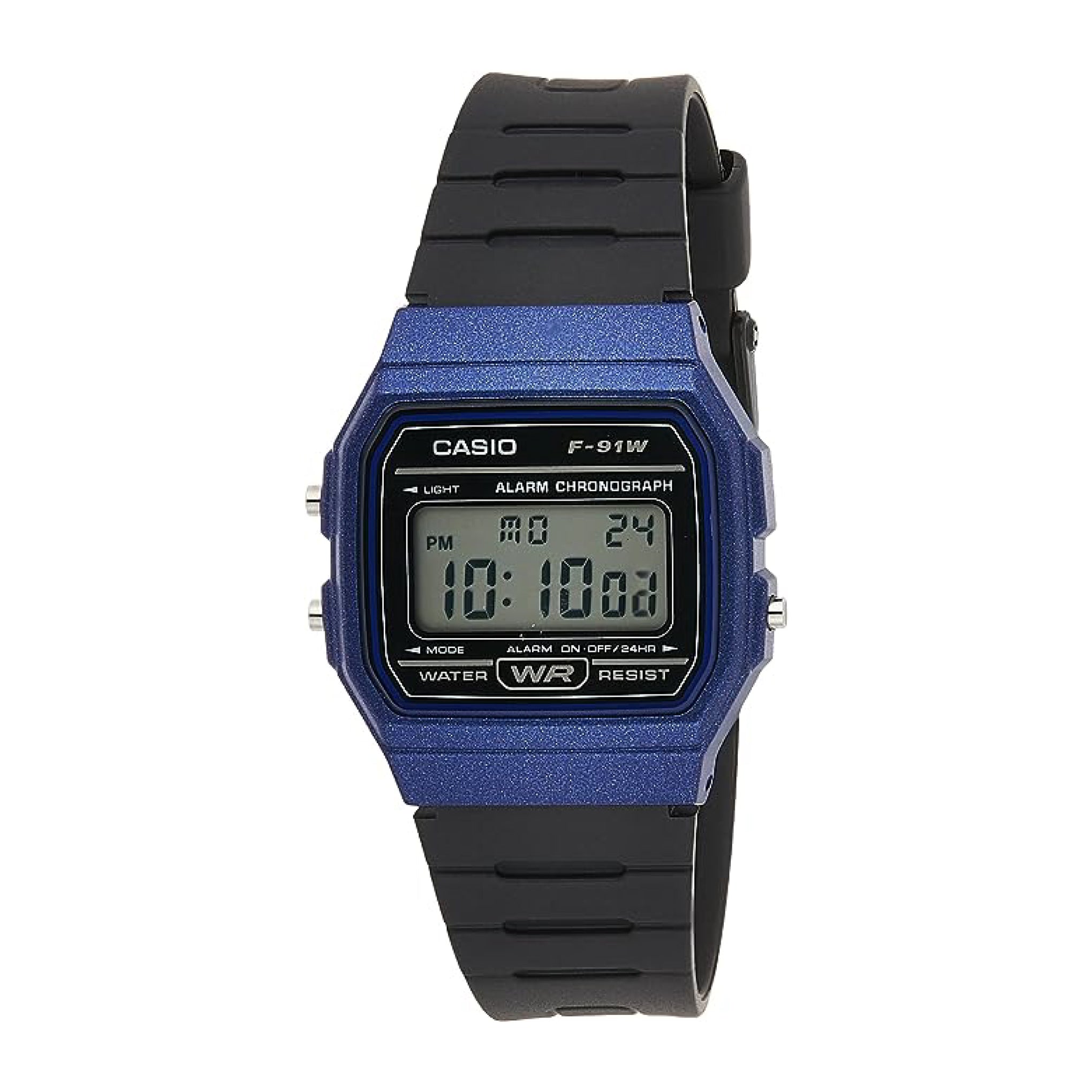 Order Casio Men's Resin Digital Watch F-91wm-2adf - 35 Mm - Black/Blue ...