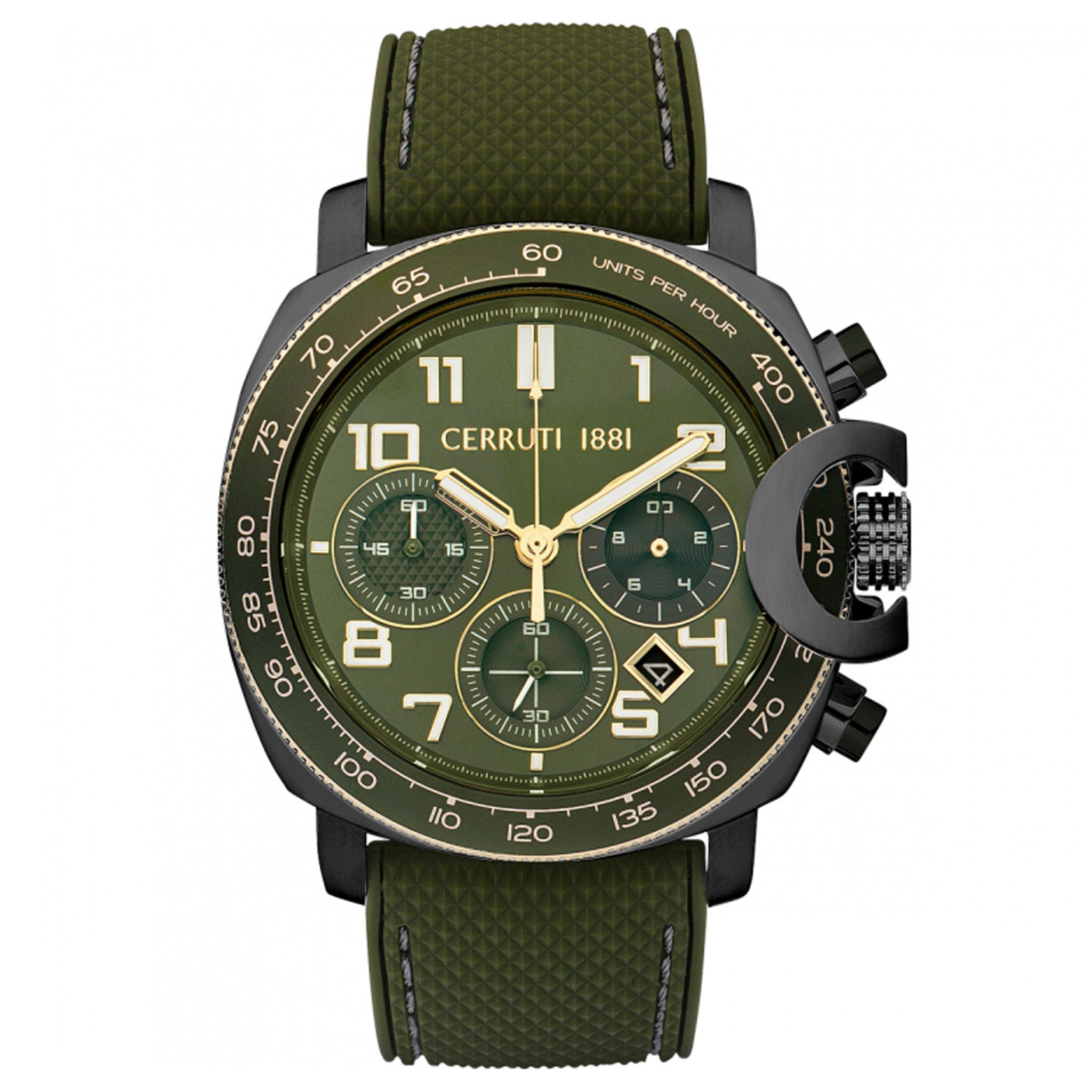 Order Cerruti 1881 Men's Positano Green Analog Watch Ciwgo2206803 Now ...