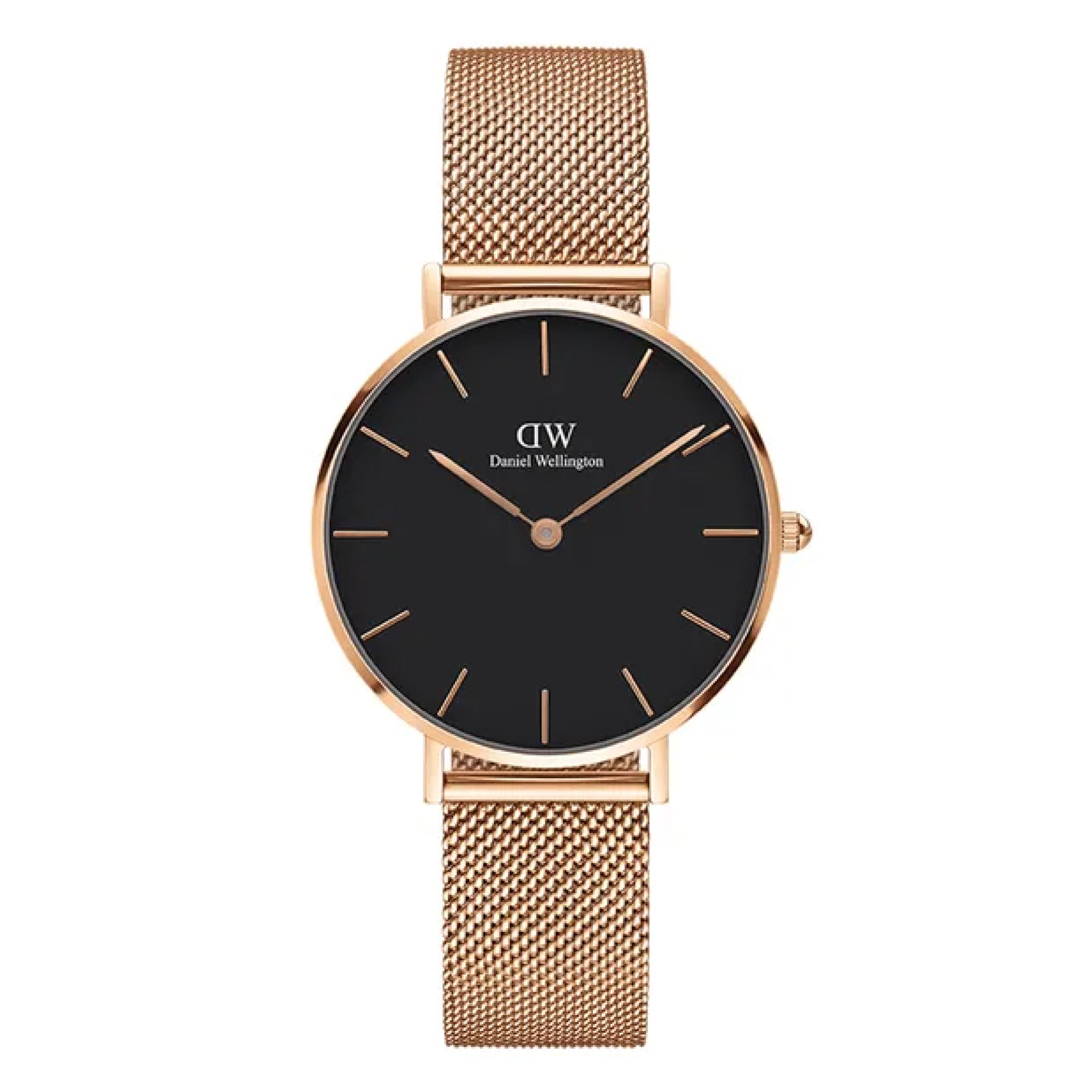 Order Daniel Wellington Dw00100161 Petite Black Melrose Rose Gold ...