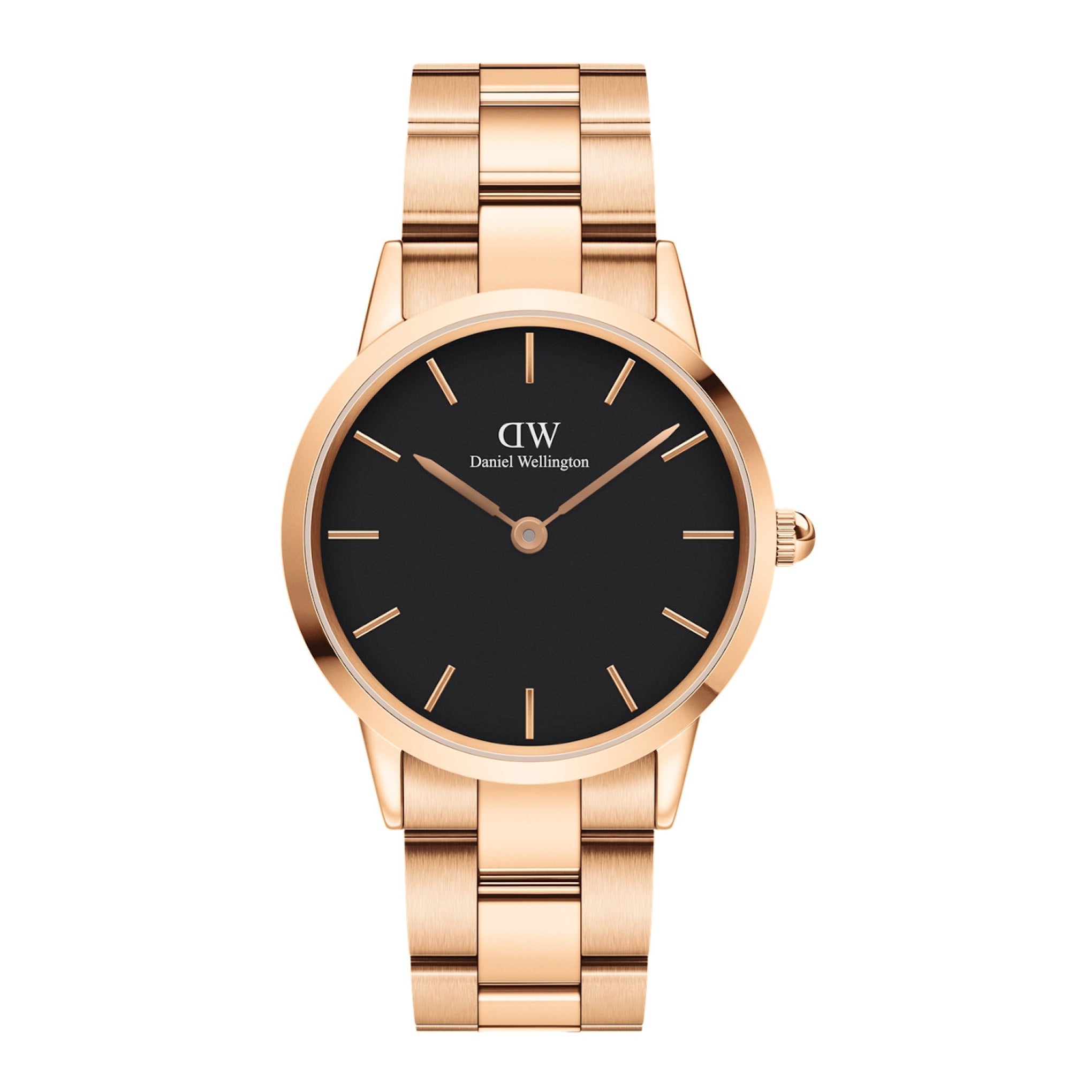 Order Daniel Wellington Dw00100210 Iconic Link Analog Rose Gold Watch ...