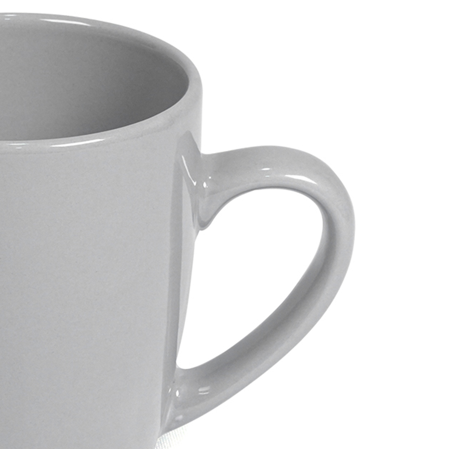 Decopor Stoneware Grey Color Mug 360 ml | Jomla.ae