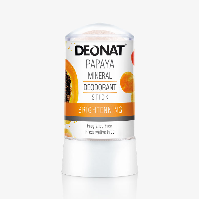 Order Deonat Papaya Mineral Deodorant Stick - 60 Gm Now! | Jomla.ae