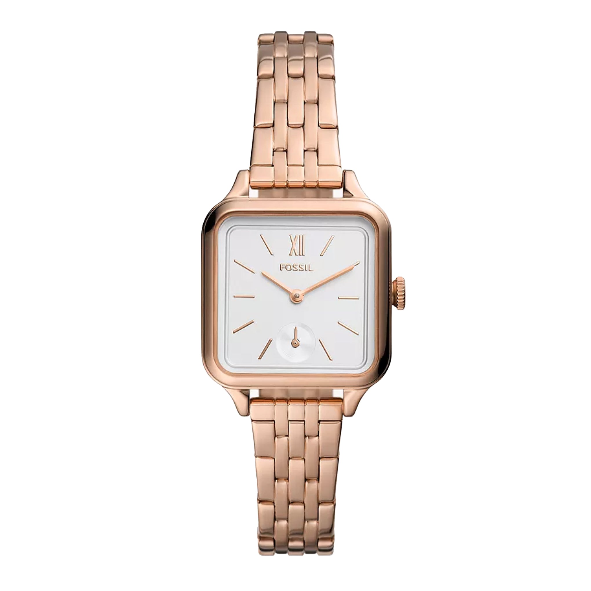 Fossil Women's Colleen Three-Hand Rose Gold-Tone Stainless Steel Watch ...
