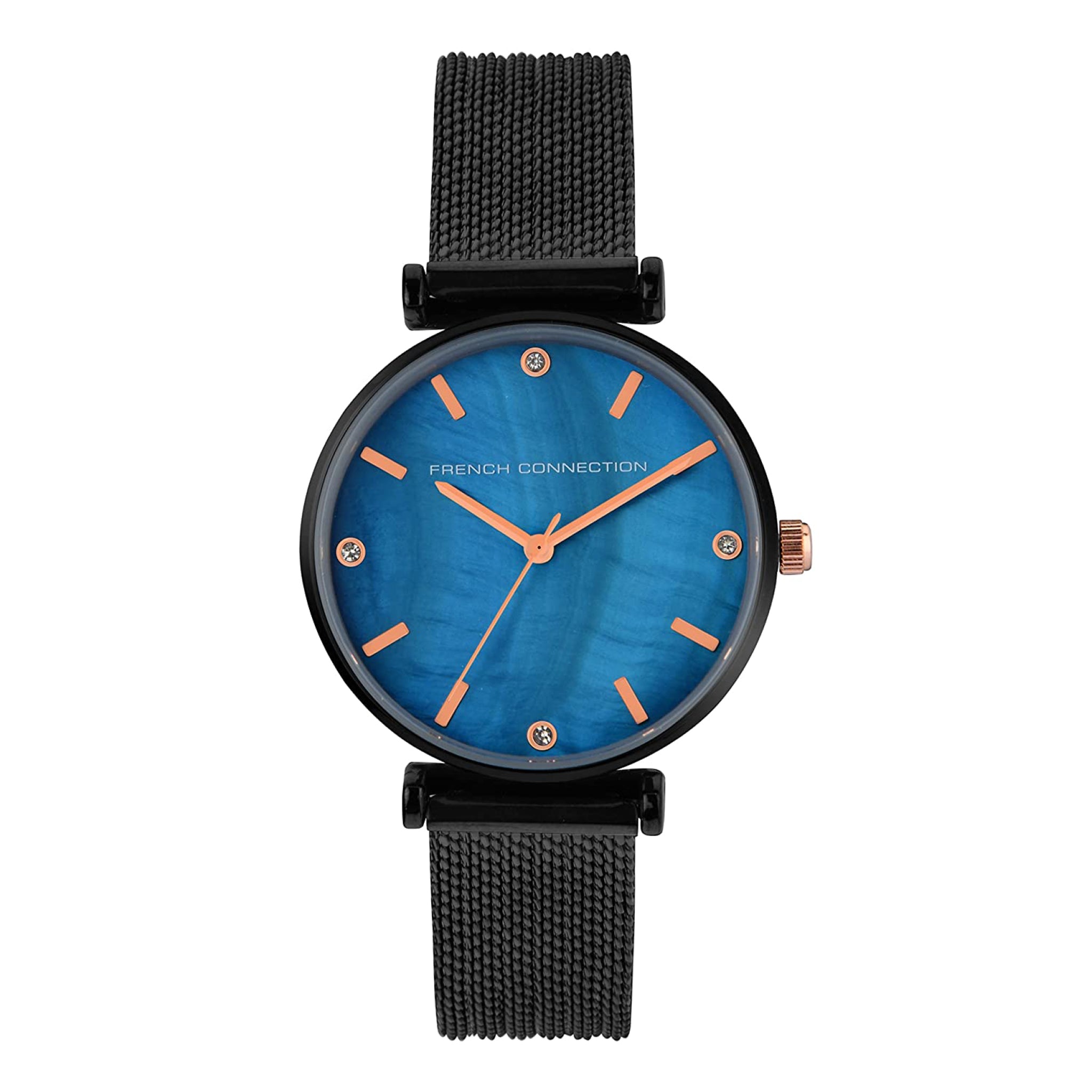 Order French Connection Women's Black Stainless Steel Quartz Watch ...