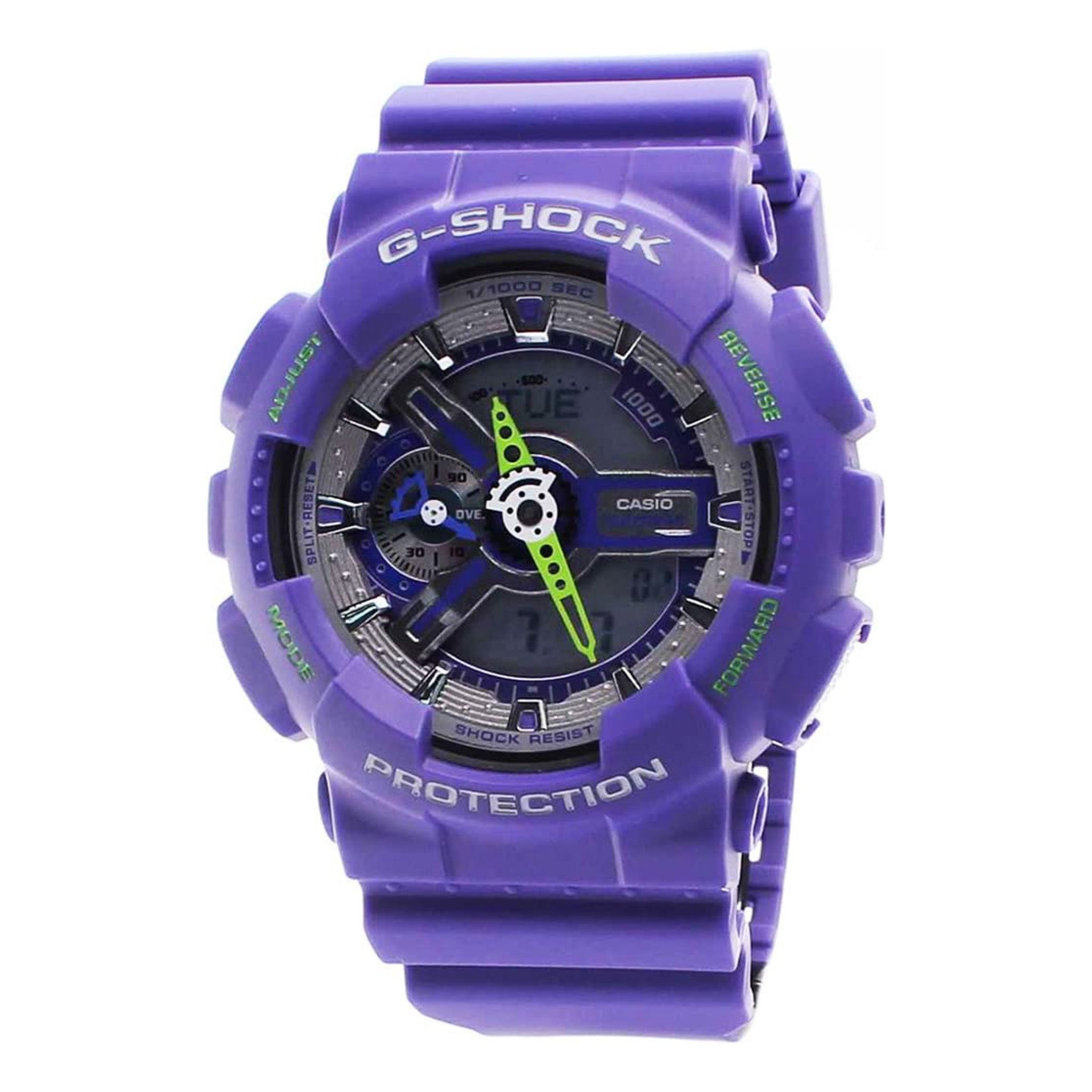 Order G-Shock Watch For Men By Casio, Resin Purple Band - Ga-110dn-6adr ...
