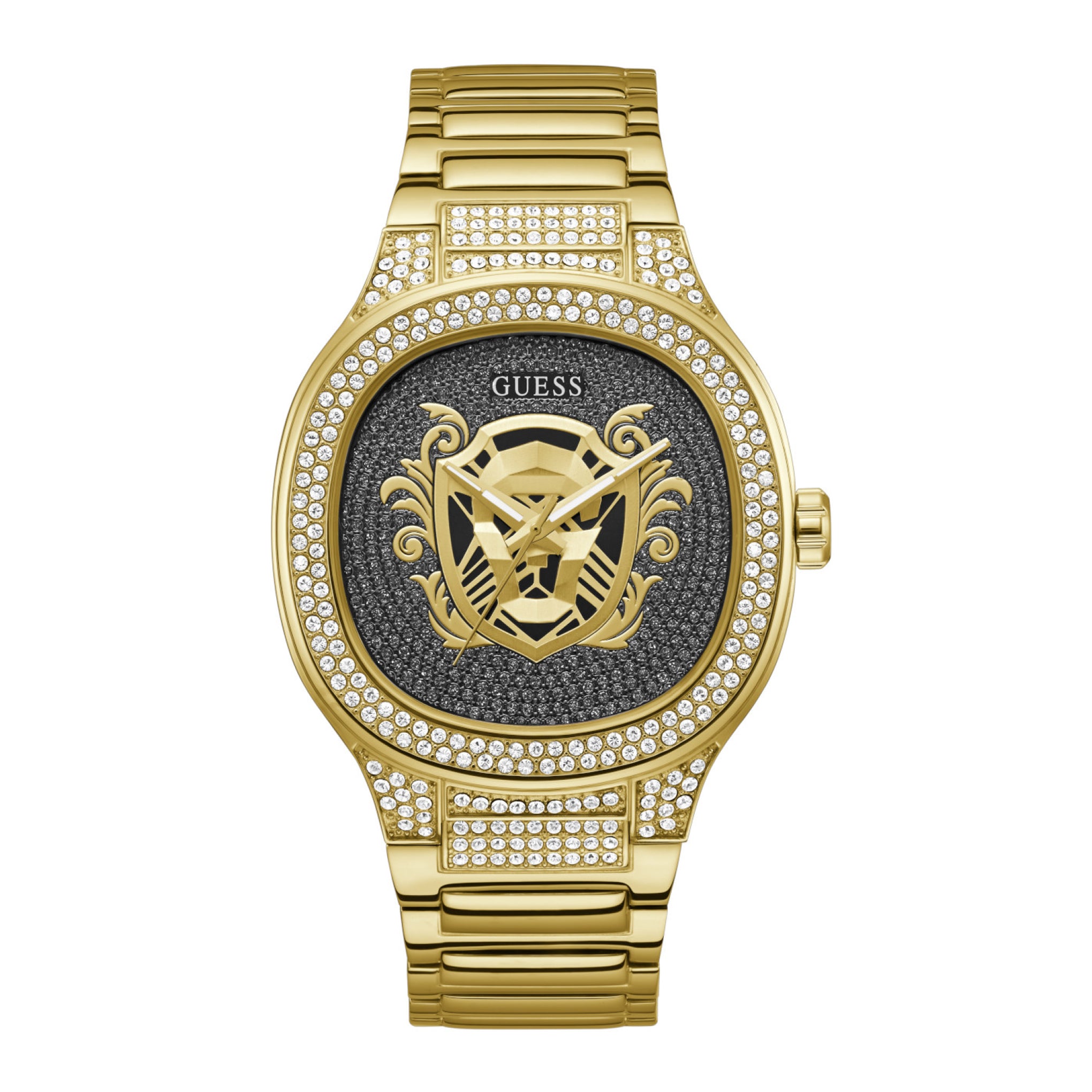 Order Guess Kingdom Men's Gold Stainless Steel Watch Gw0565g1 Now ...