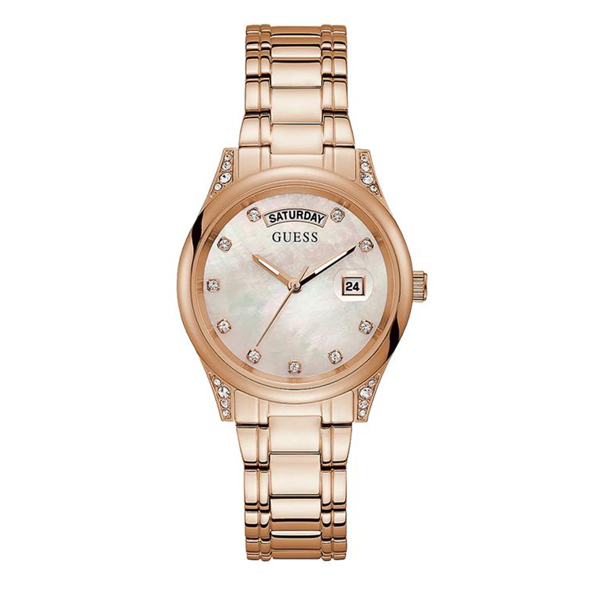 Order Guess Rose Gold Tone Case Rose Gold Tone Stainless Steel Watch ...
