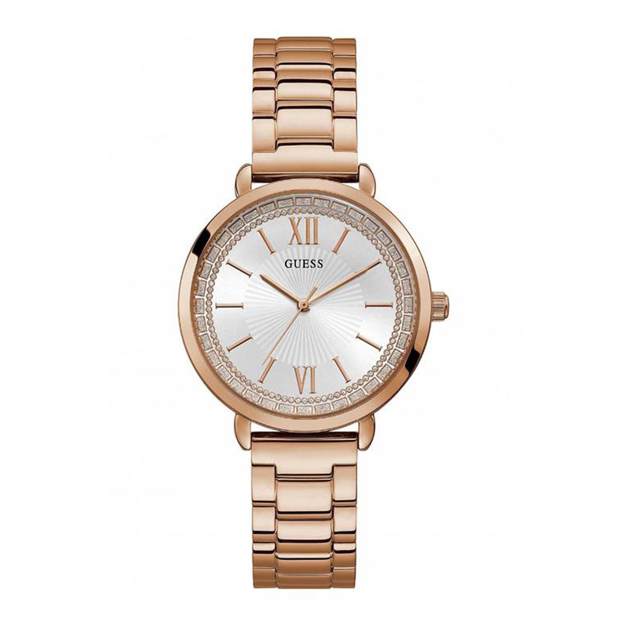Order Guess Womens Quartz Watch, Analog Display And Stainless Steel ...