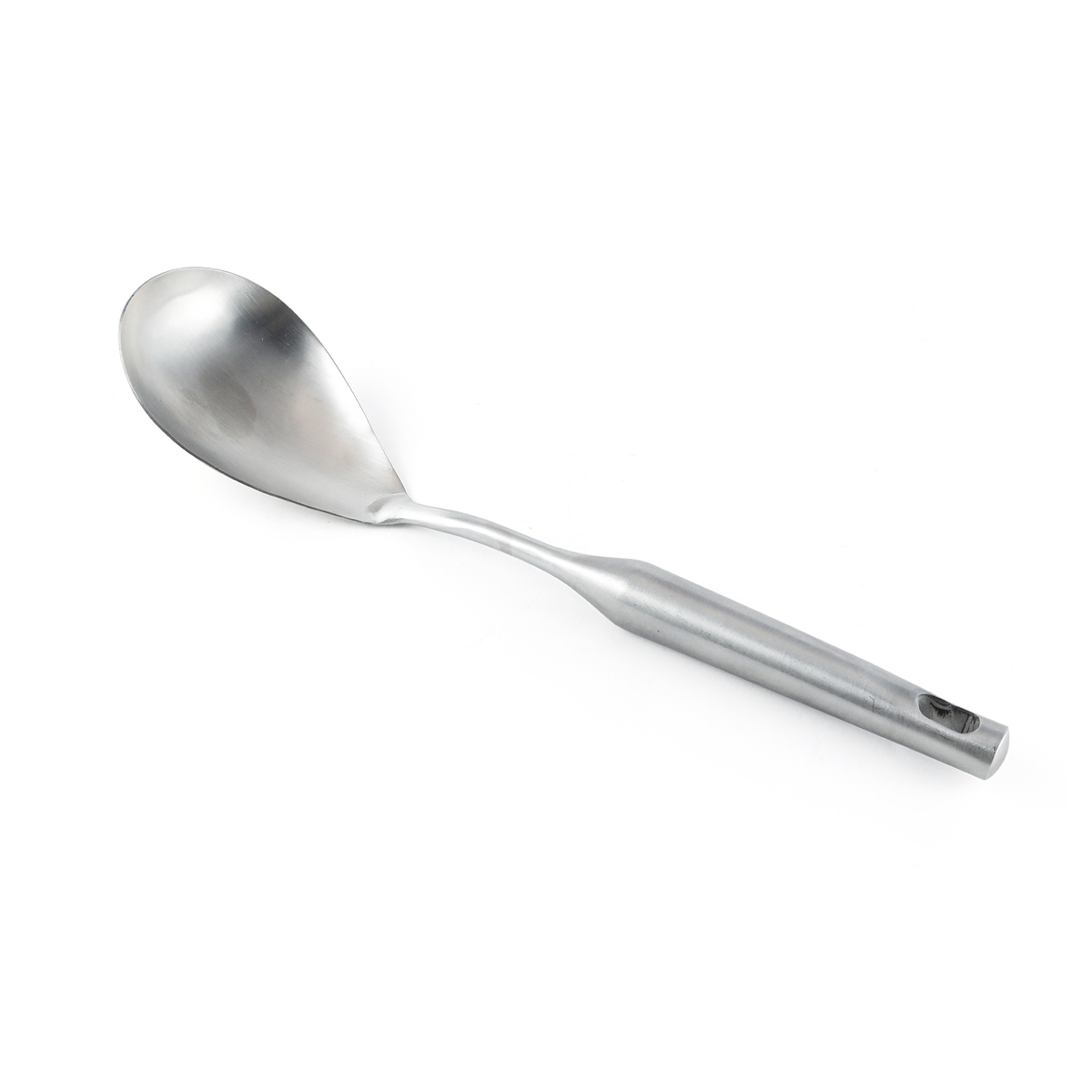 Order Heavy Duty Stainless Steel Solid Cooking Spoon Silver Stainless ...