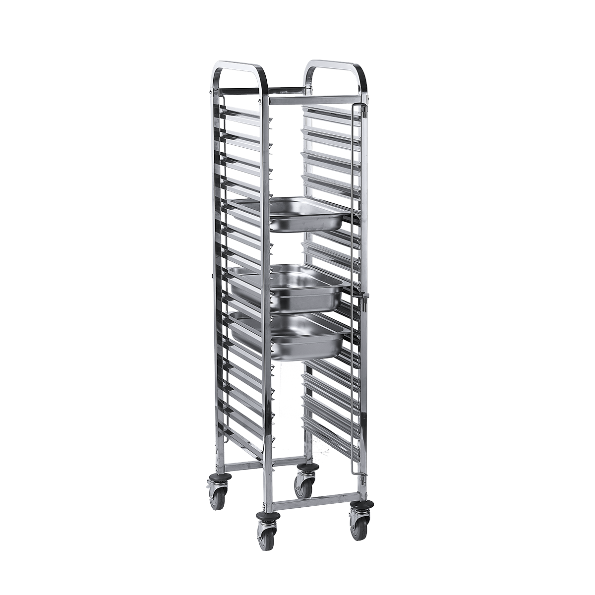 Order Jiwins 16 Piece 1/1 GN Pan trolley Silver Stainless Steel Now ...