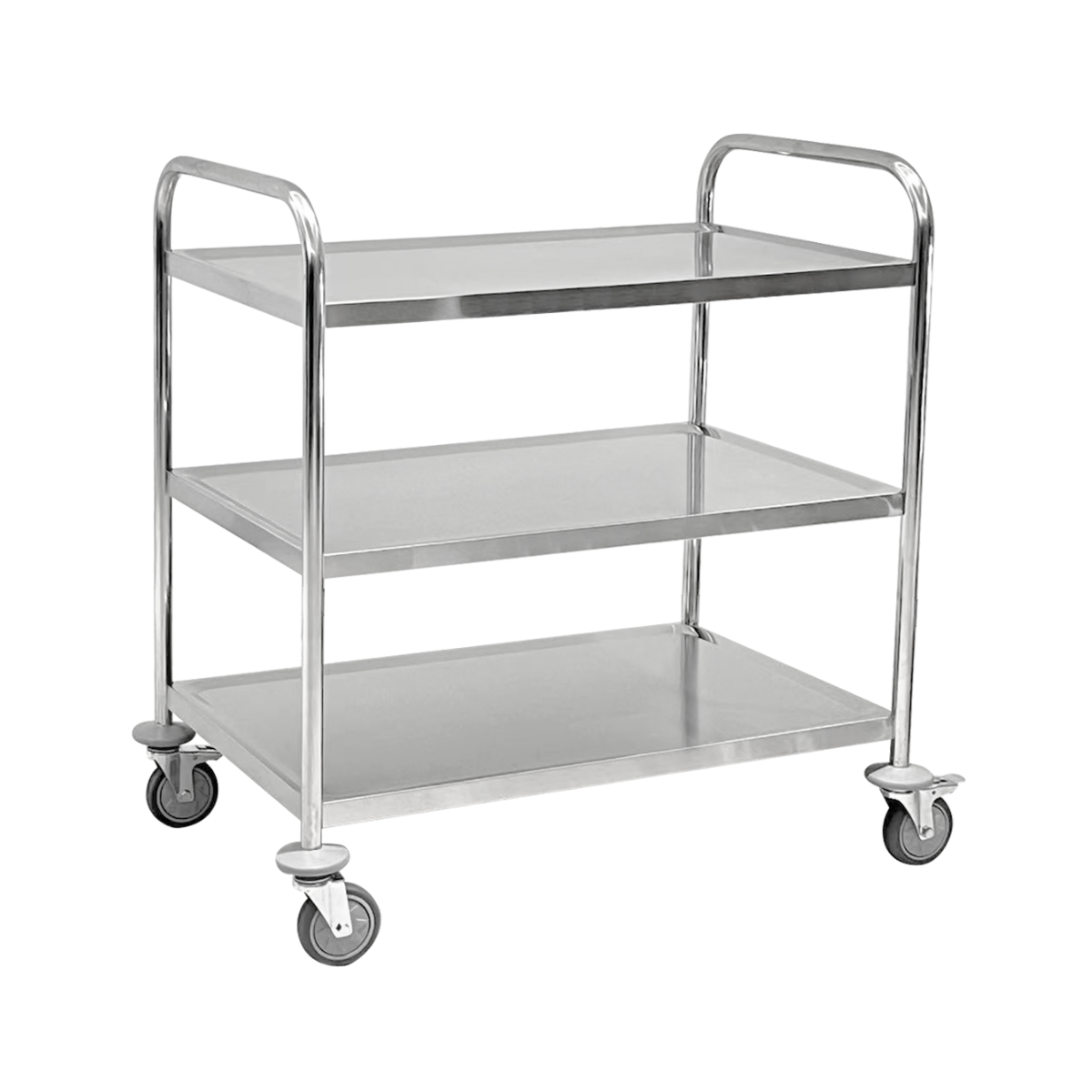 Order Jiwins 3-Tier Stainless Steel Serving Trolley Round Tube 150 kg ...