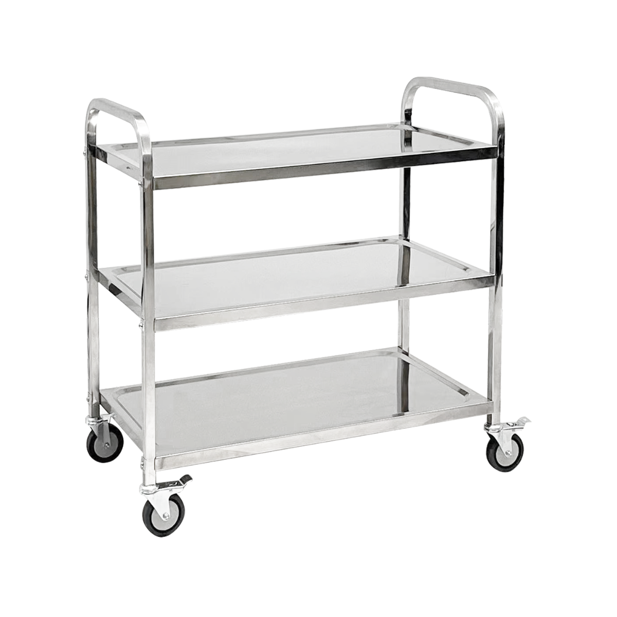 Order Jiwins 3-Tier Stainless Steel Serving Trolley Square Tube 150 kg ...