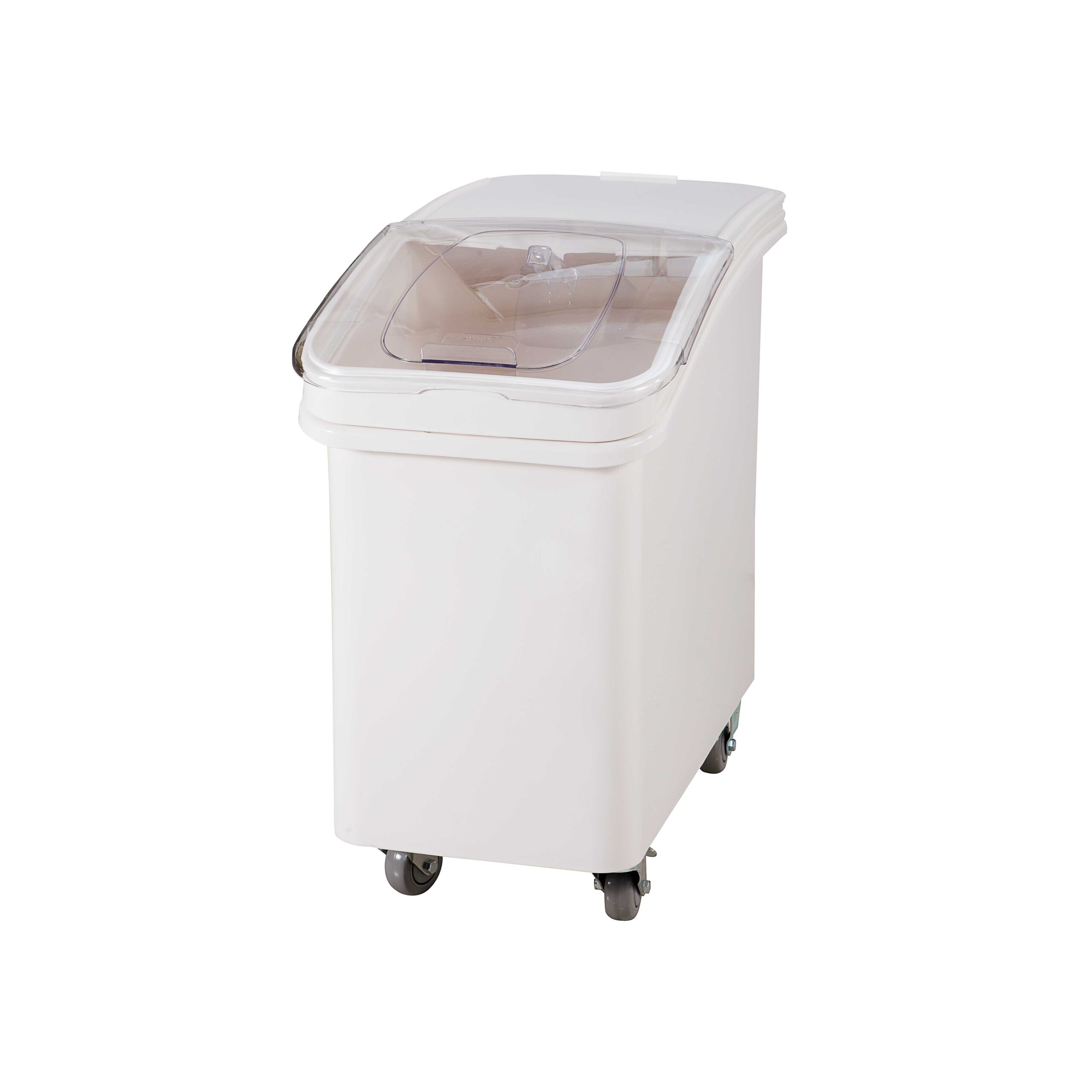 Jiwins Plastic 102 Liter Ingredient Bin, White Transparent White ...