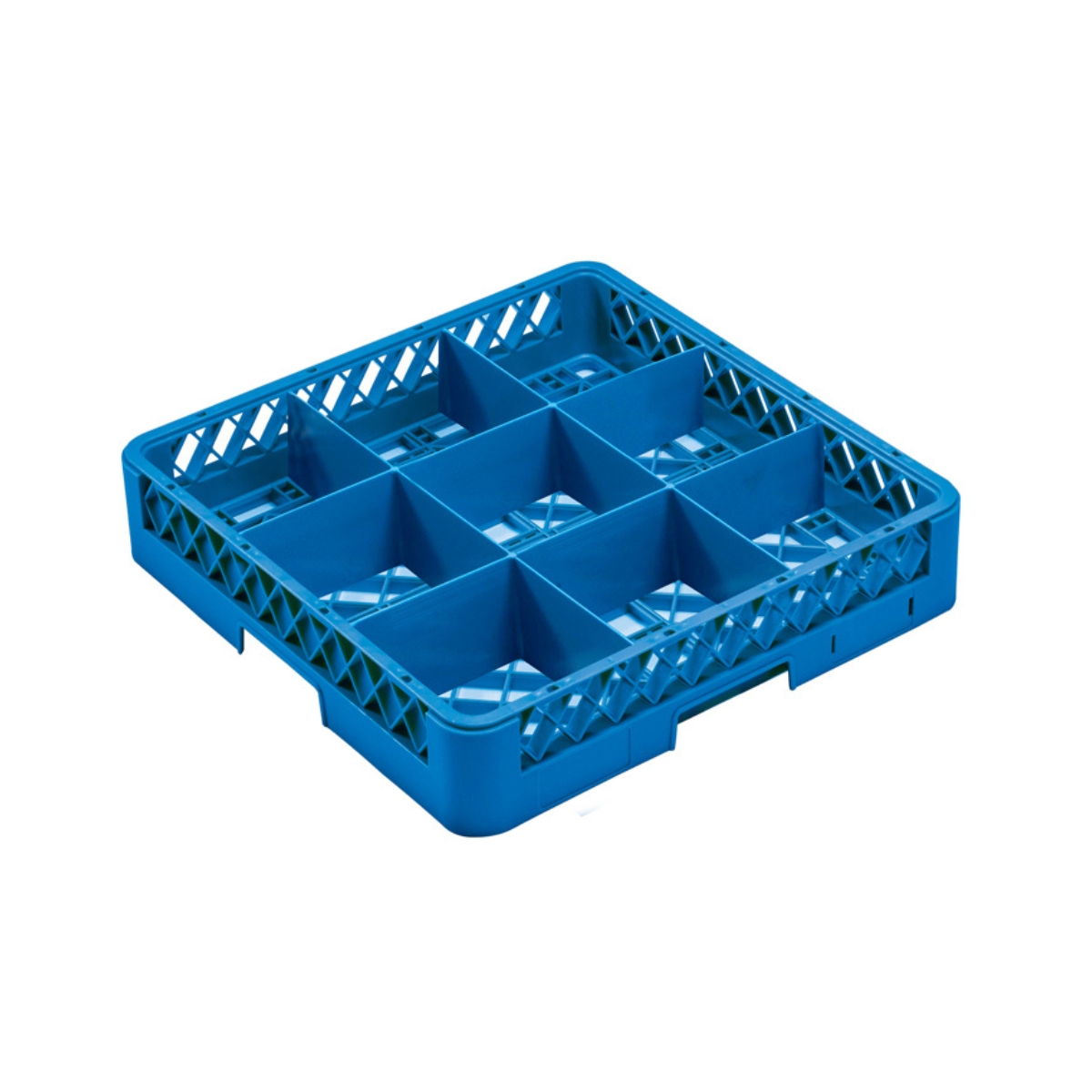 Jiwins Plastic 9-compartment Glass Rack Blue | Jomla.ae