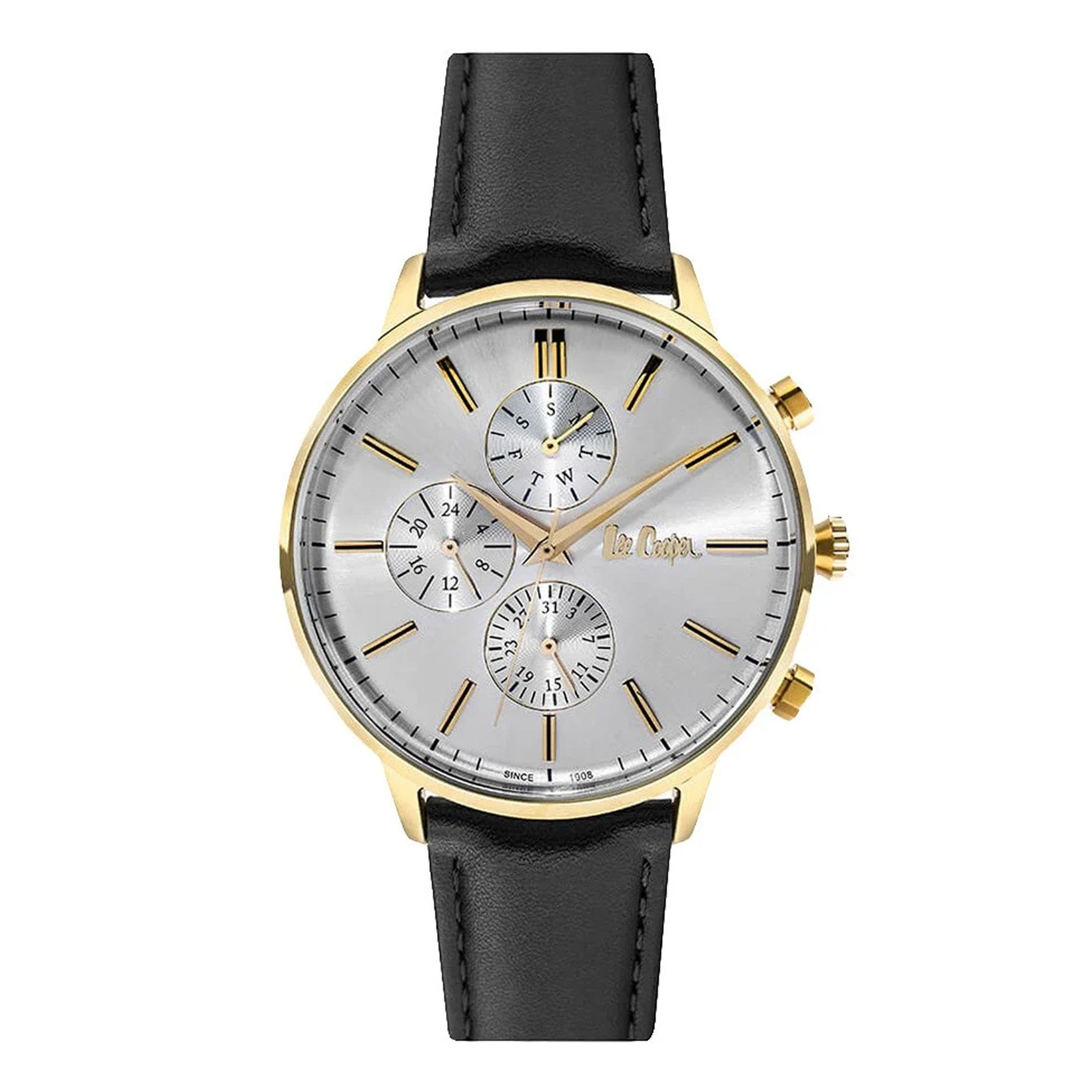 Order Lee Cooper Men Chronograph Silver Dial Watch Lc06970.231 Now ...