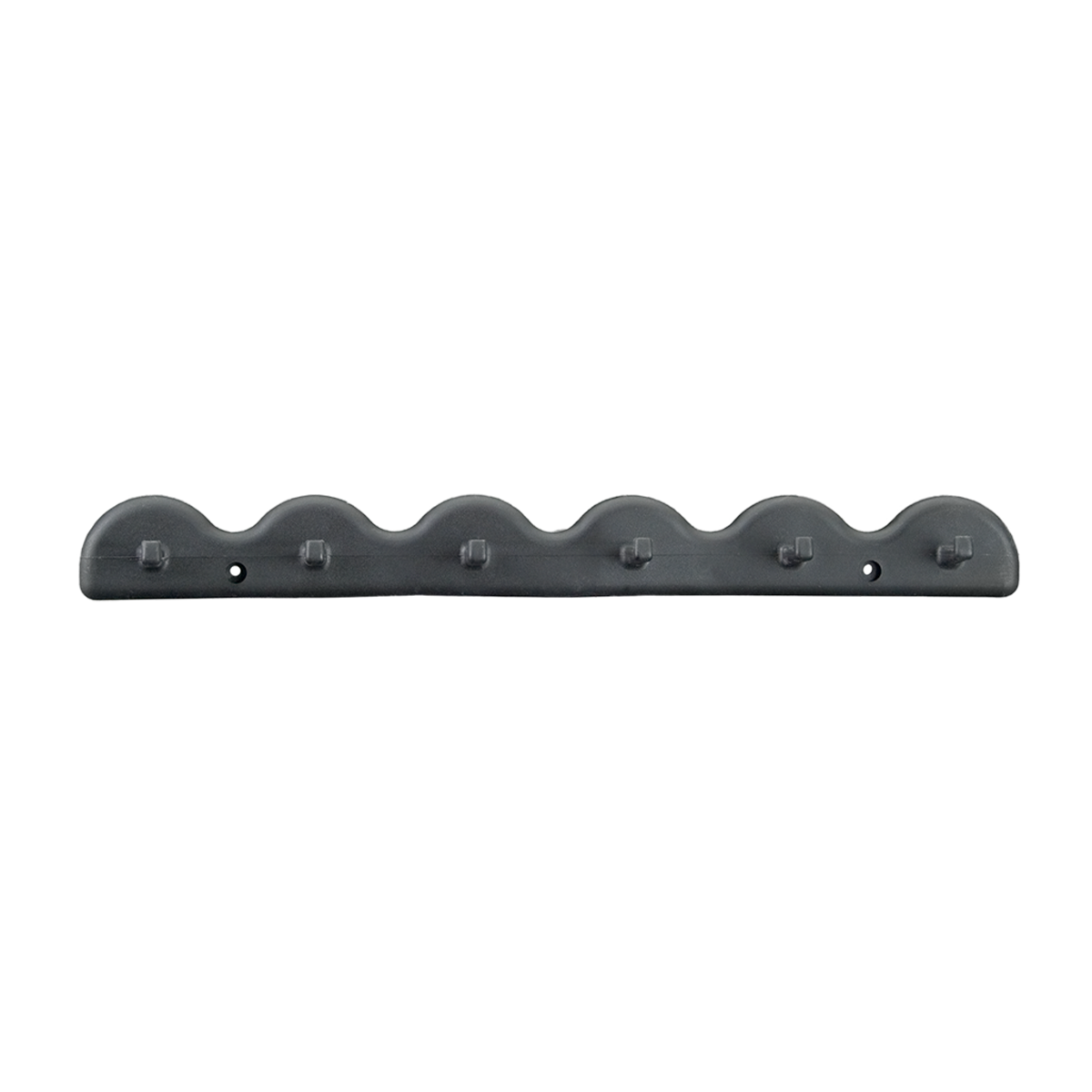 Metaltex Plastic 6-Hook Hanging Rack Rapid Black Plastic | Jomla.ae