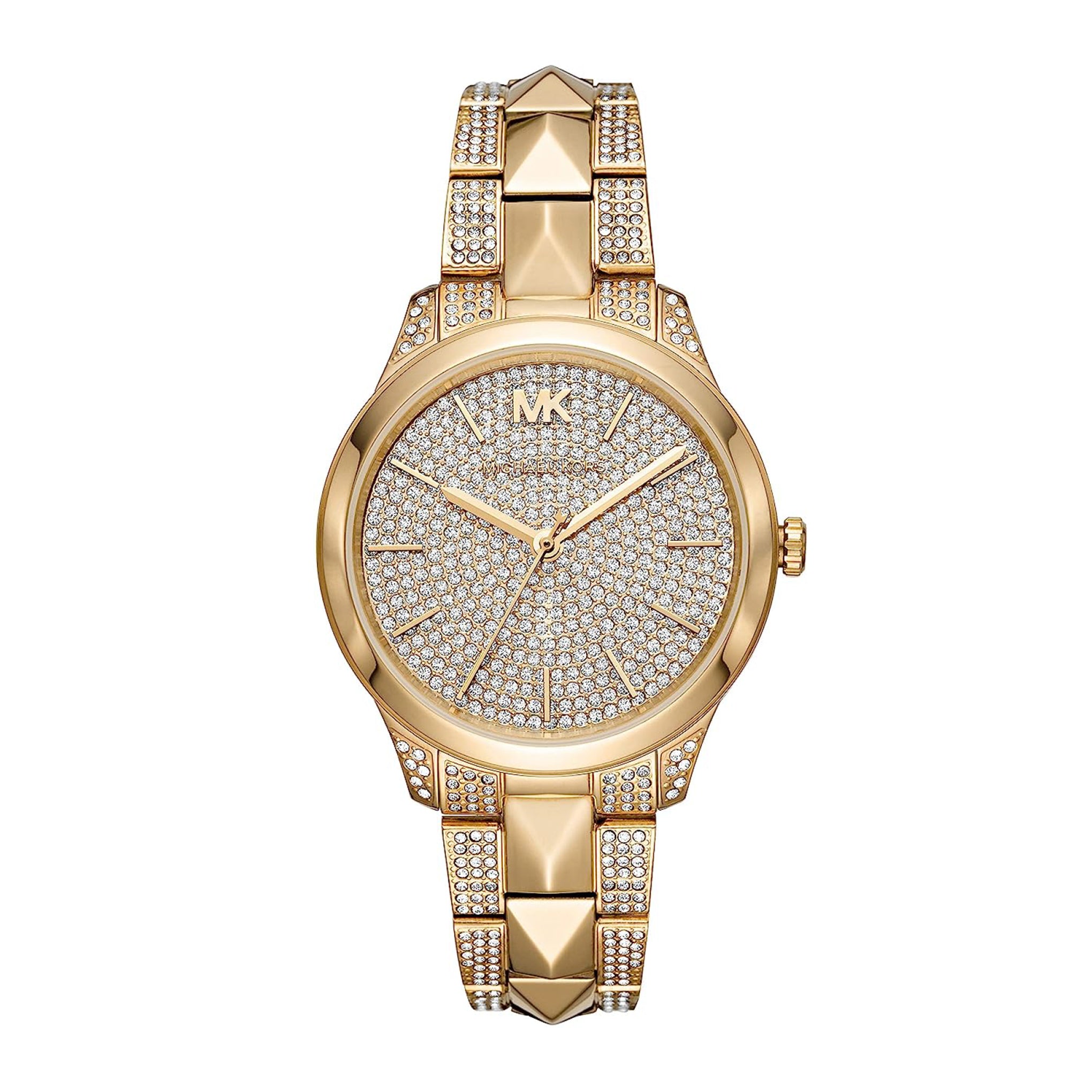 Order Michael Kors Women's Stainless Steel Analog Gold Dial Watch ...