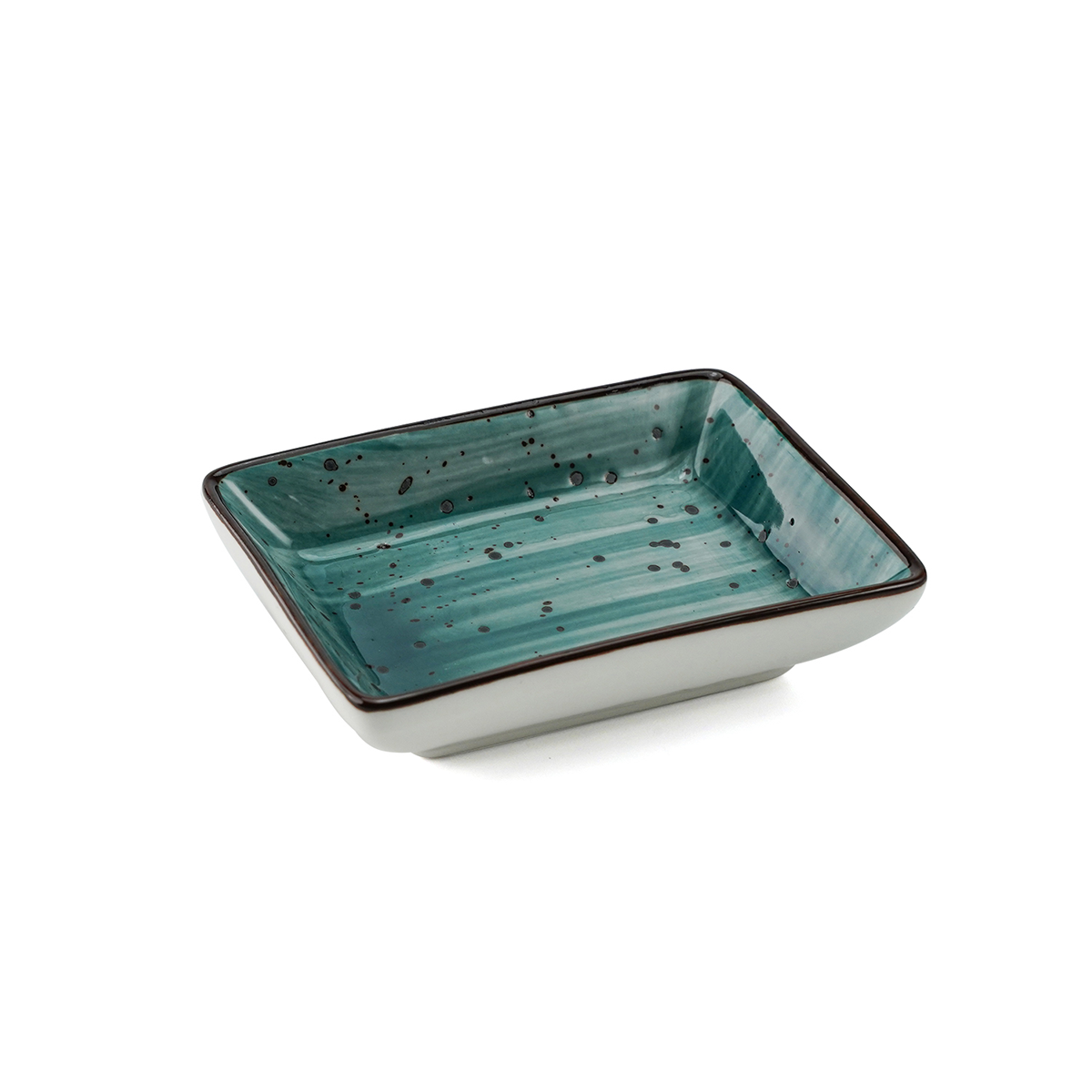 Order Porceletta Green Color Glazed Porcelain Rectangular Dish 3.5" Now ...