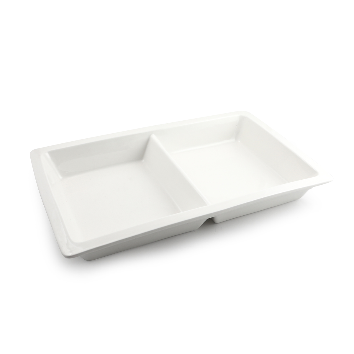 Order Porceletta Ivory Porcelain Chaffing Dish Insert Two Compartments ...