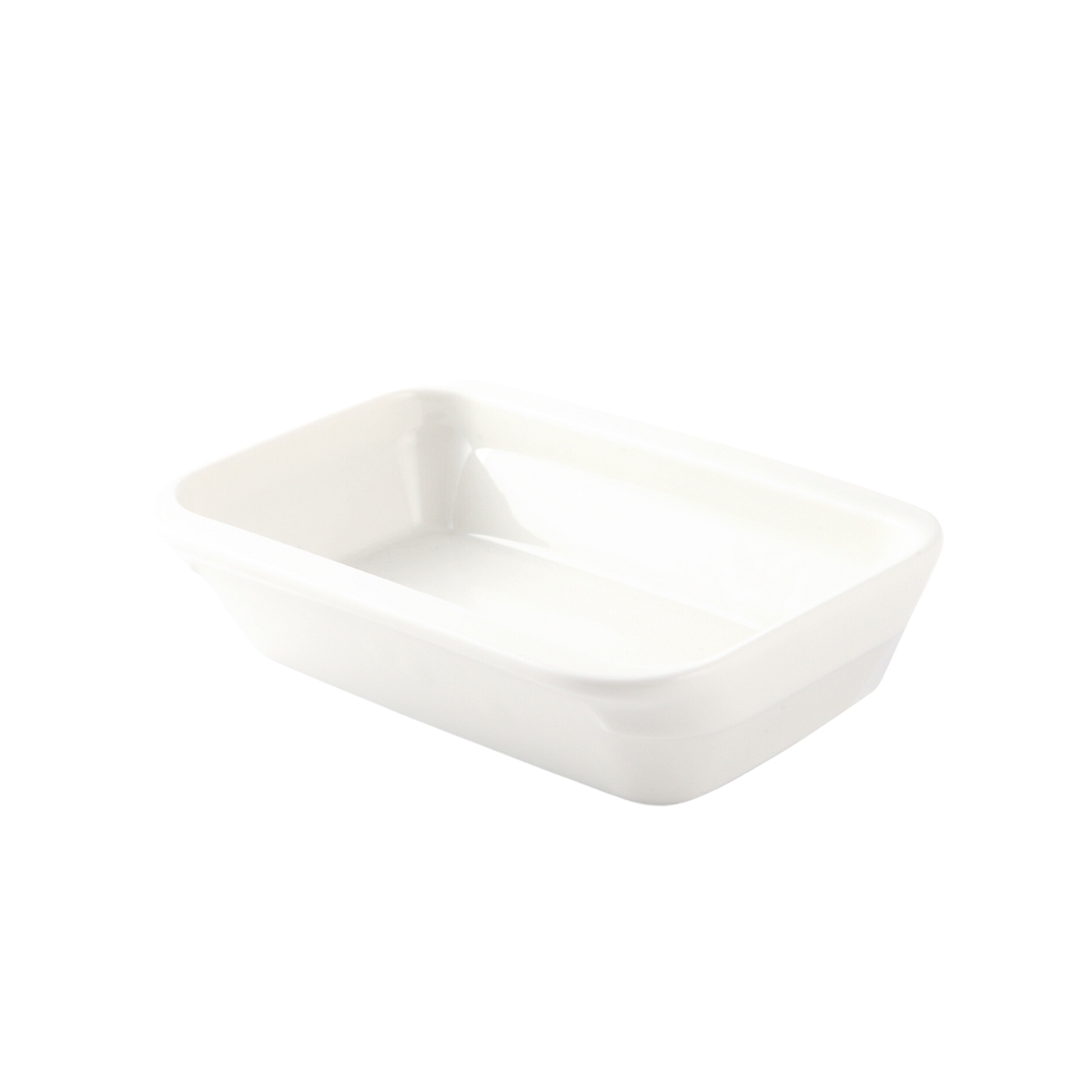 Porceletta Ivory Porcelain Rectangular Dish 14 cm | Jomla.ae