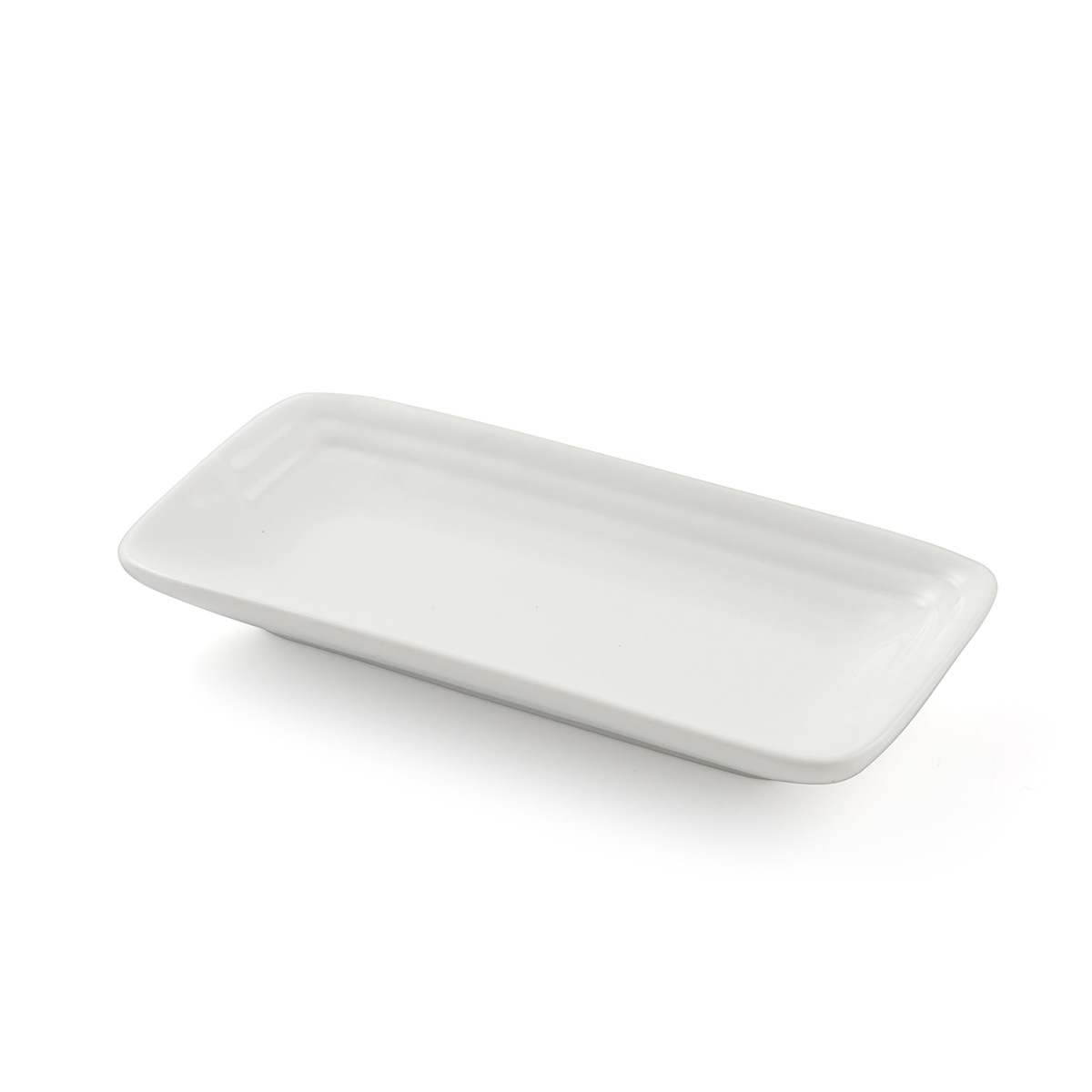 Porceletta Ivory Porcelain Rectangular Dish 5.5" | Jomla.ae