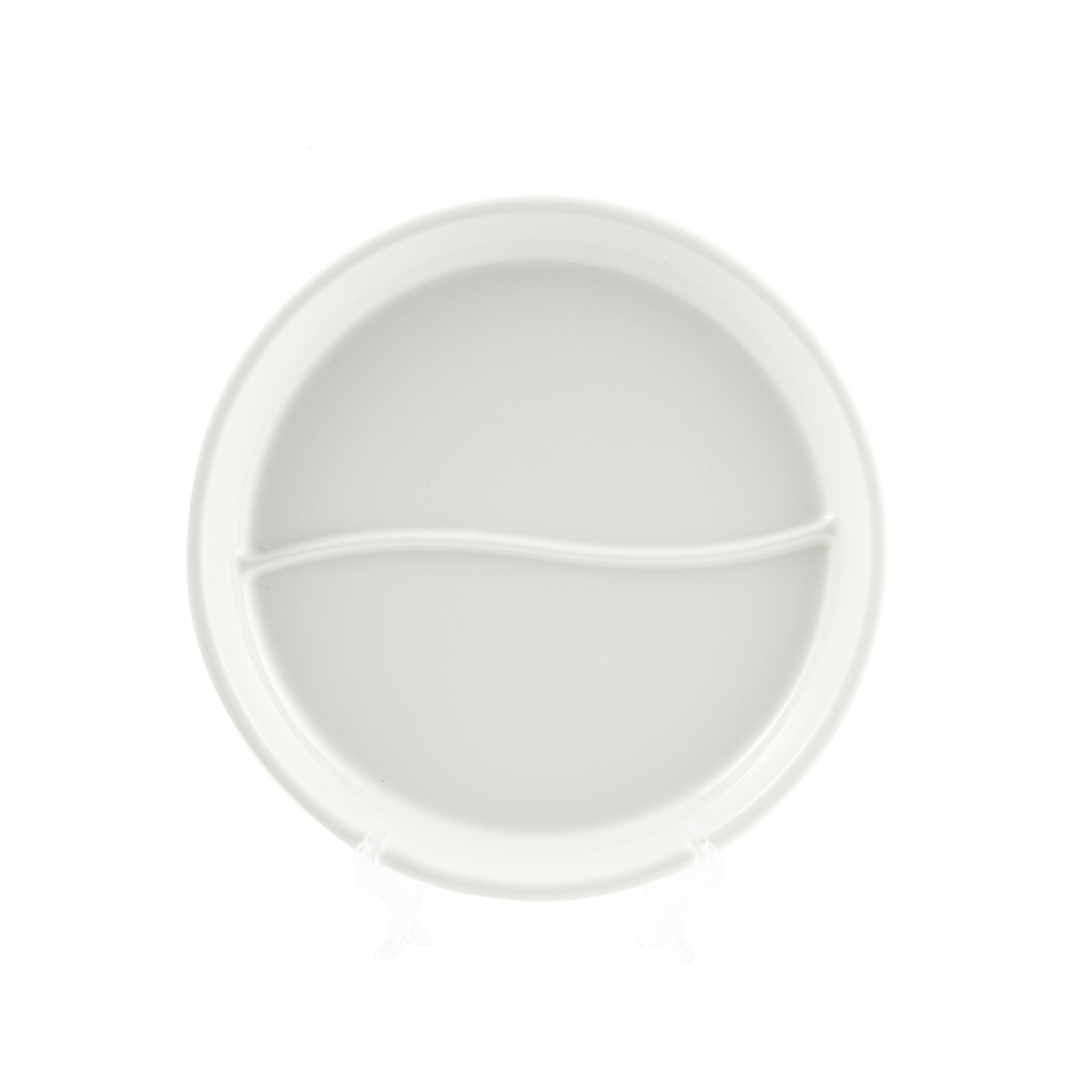 Order Porceletta Ivory Porcelain Round Divider Plate 9" Now! | Jomla.ae