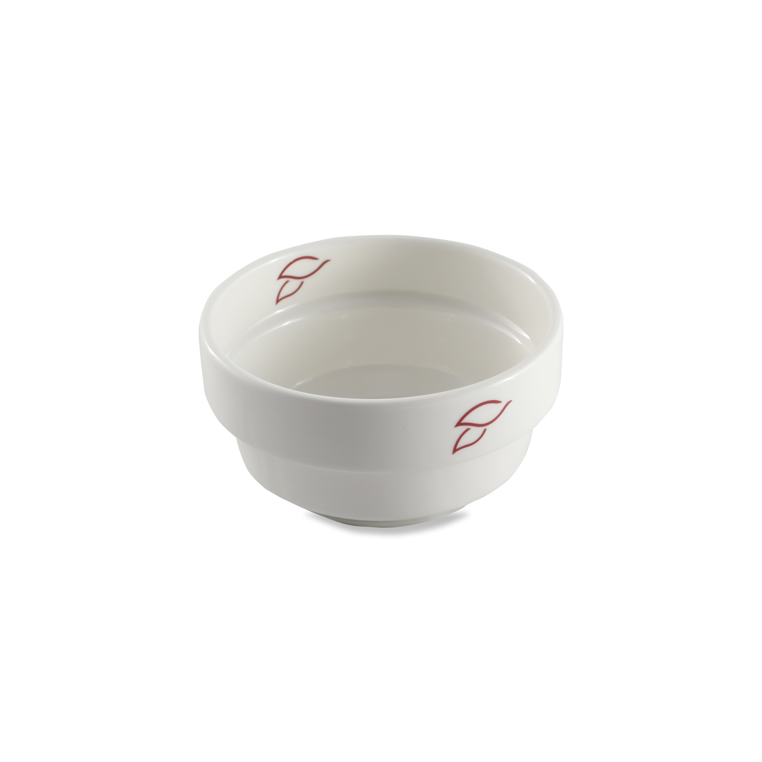 Order Porceletta Ivory Porcelain Round Stackable Soup Bowl 12 cm with 2 ...
