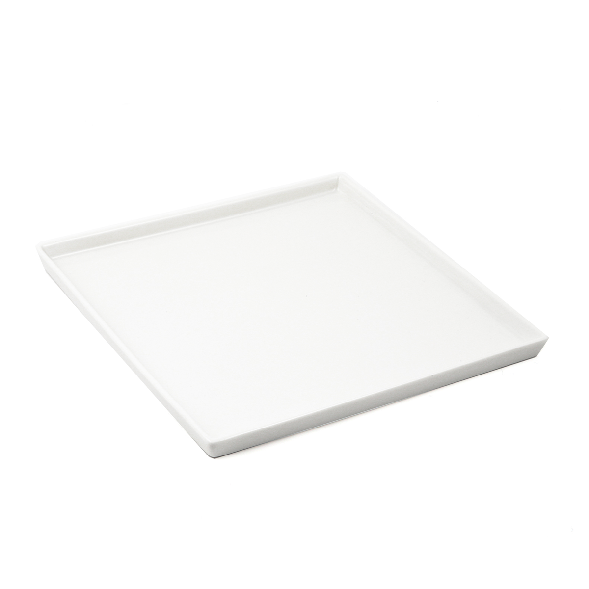 Order Porceletta Ivory Porcelain Square Plate 21 cm / 9" Now! | Jomla.ae
