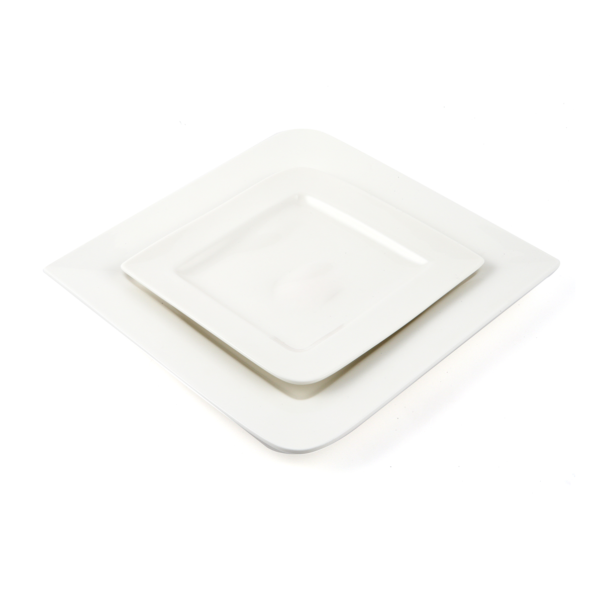 Order Porceletta Ivory Porcelain Square Plate with Round Egdes 18 cm ...