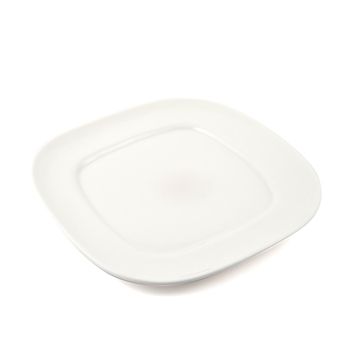 Order Porceletta Ivory Porcelain Square Round Plate 19 cm / 8' Now ...