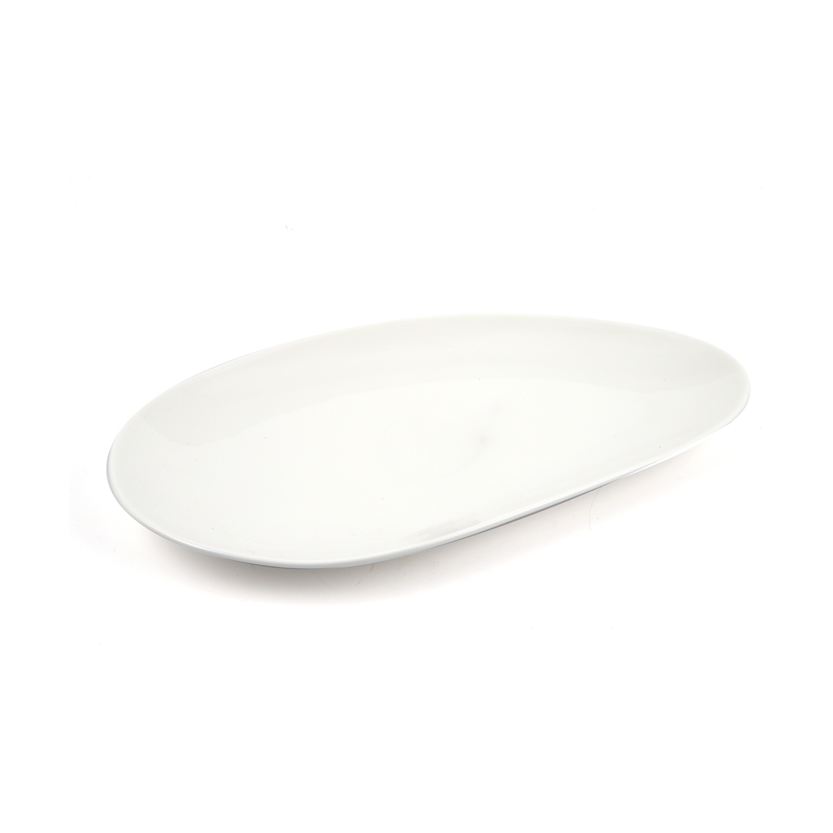 Porceletta Ivory Porcelain Tear Plate 40 cm / 16" | Jomla.ae