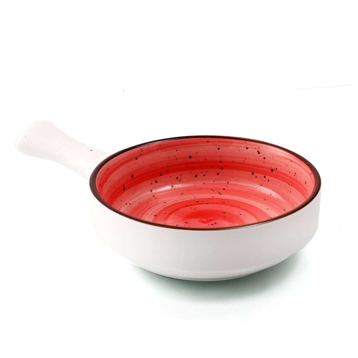 Order Porceletta Red Color Glazed Porcelain Red Serving Pan 8.5" Now ...