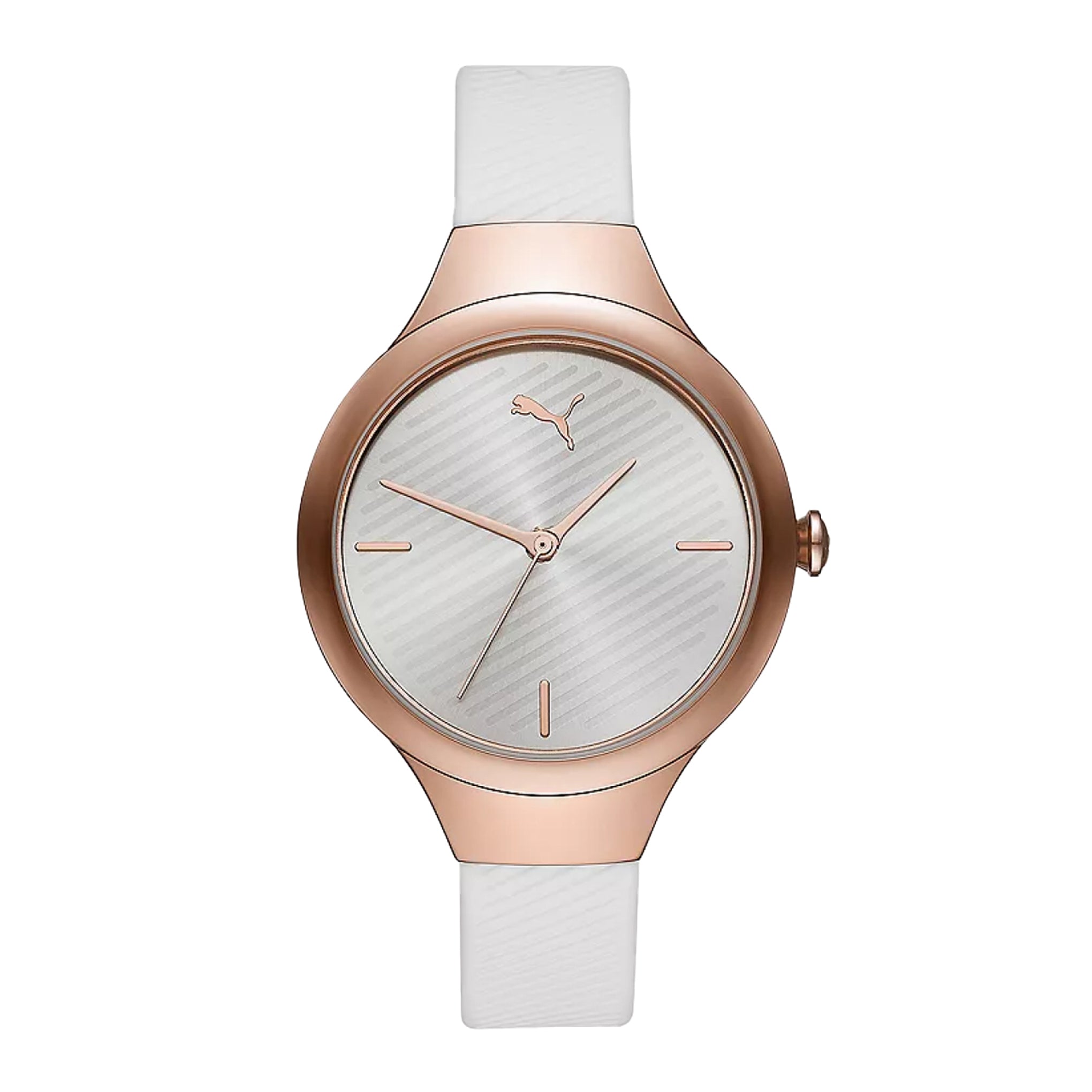 Order Puma Contour Three-Hand White Polyurethane Watch 36mm - Pu P1018 ...