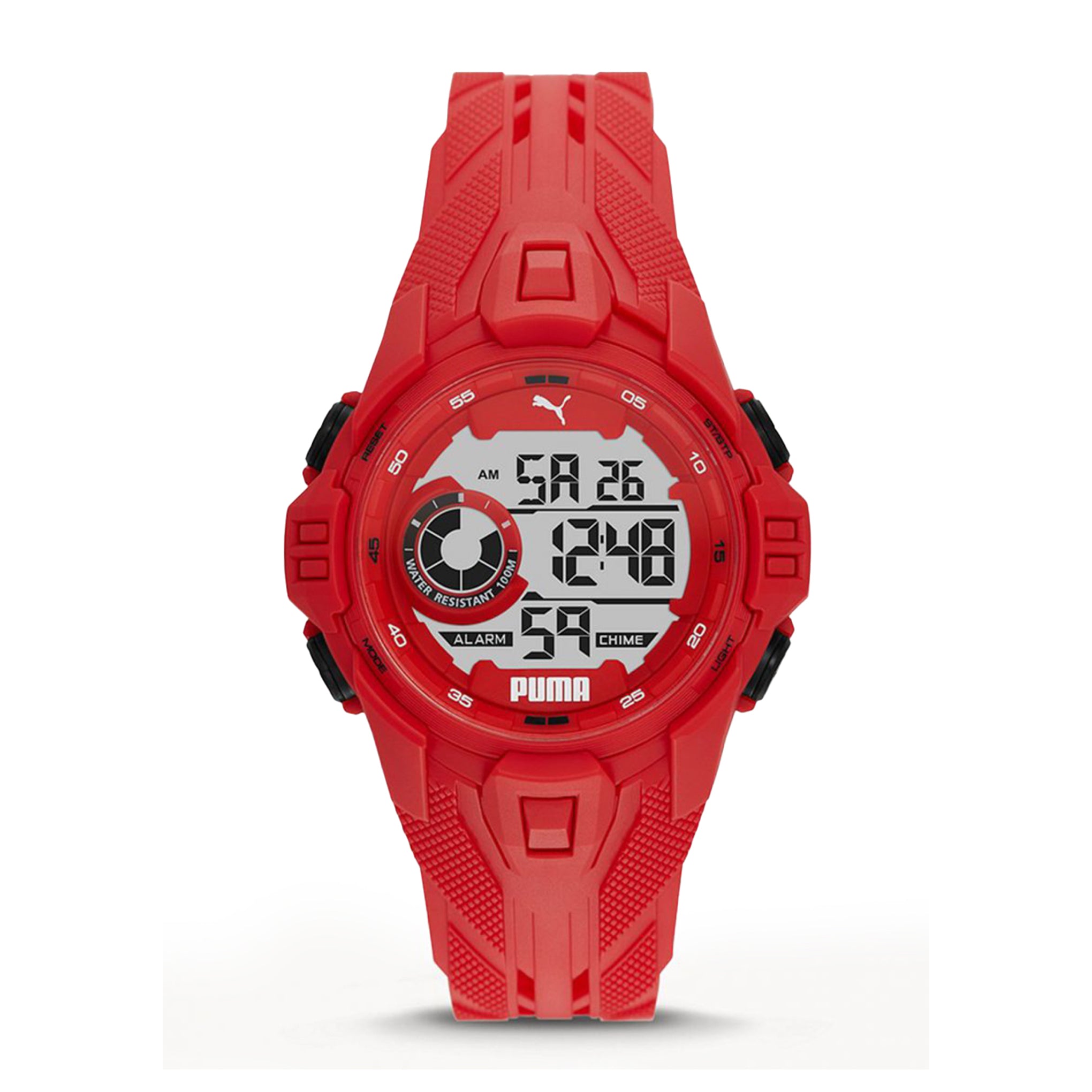 Order Puma Digital Mechanical Watch For Men With Red Plastic Band- 10 ...