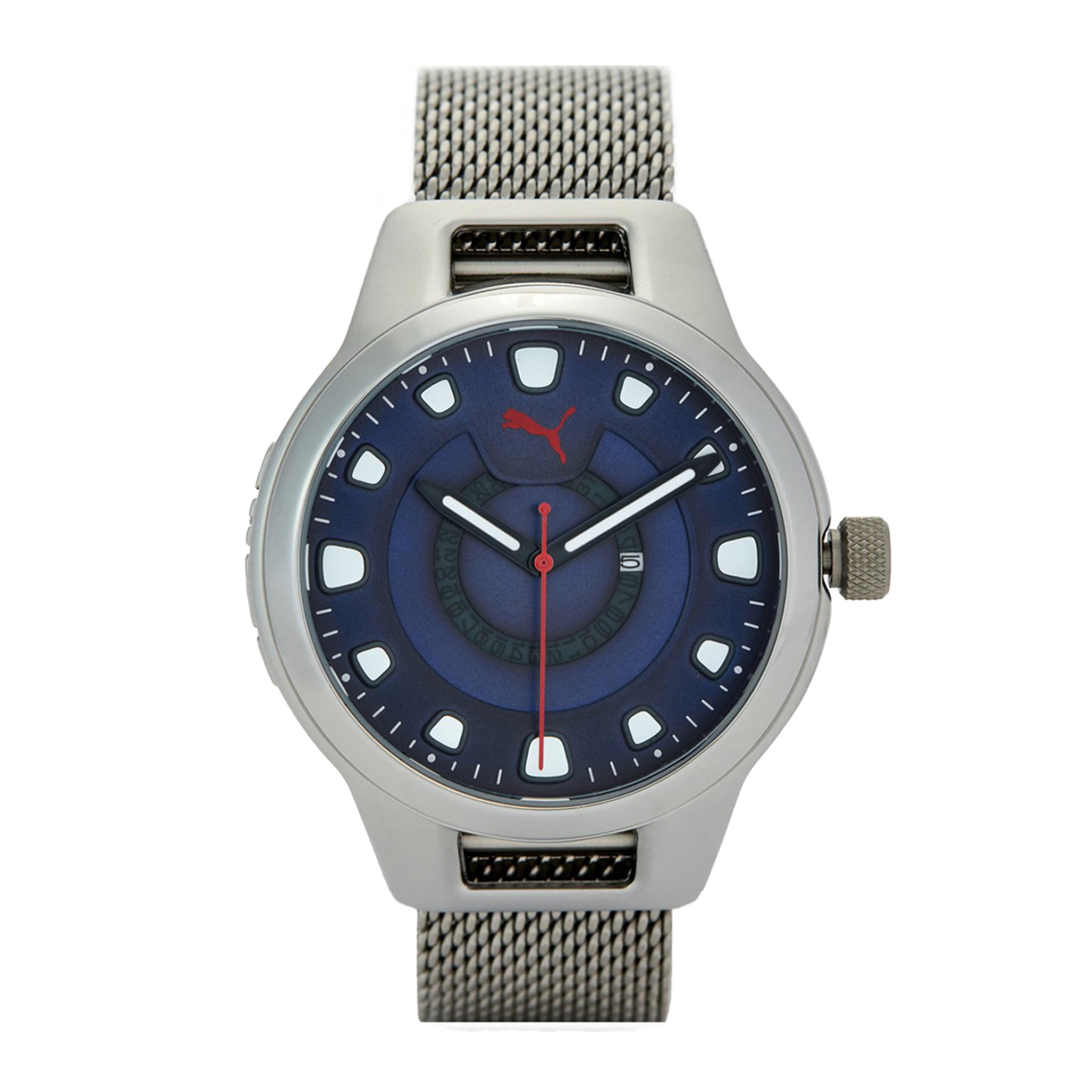 Order Puma Reset V1 Analog Quartz Watch For Men With Silver Stainless ...