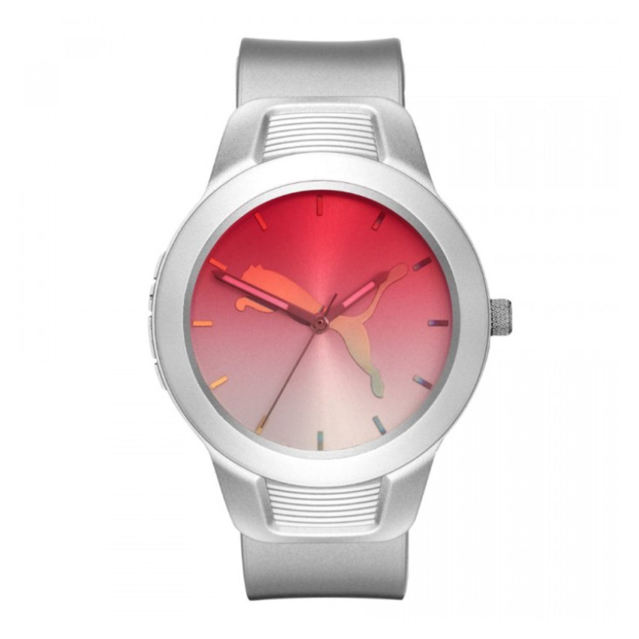 Order Puma Women's Reset V2 Silver Round Polyurethane Watch - Pu P1031 ...