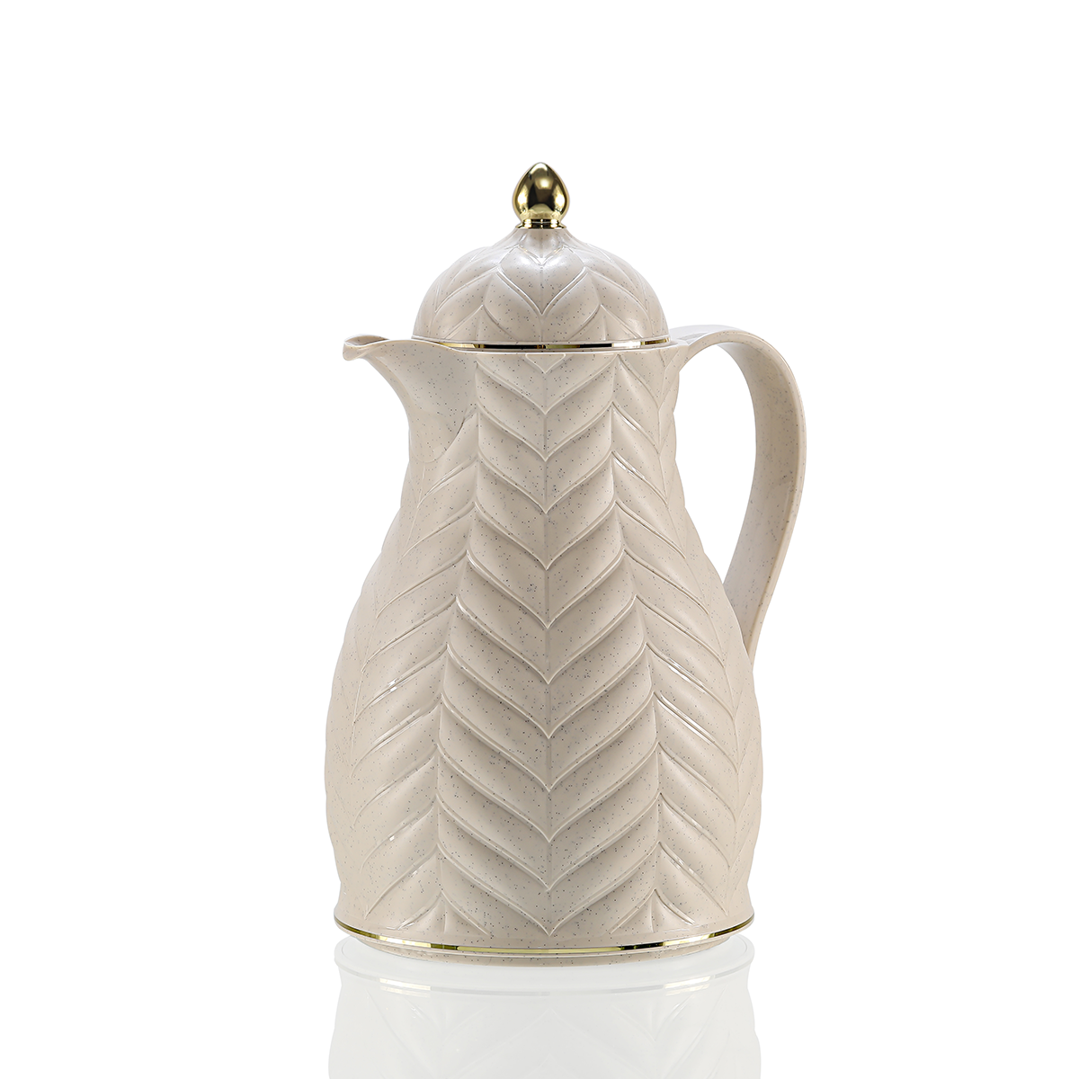 Order Rose Beige Tea Vacuum Flask 1 Liter RS-1919 Beige Now! | Jomla.ae