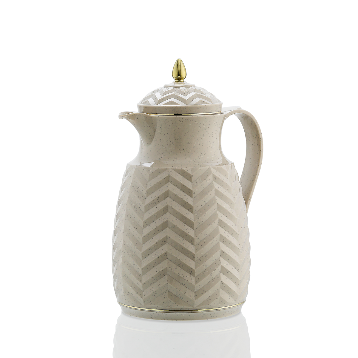 Order Rose Beige Tea Vacuum Flask 1 Liter RS-2020 Beige Now! | Jomla.ae