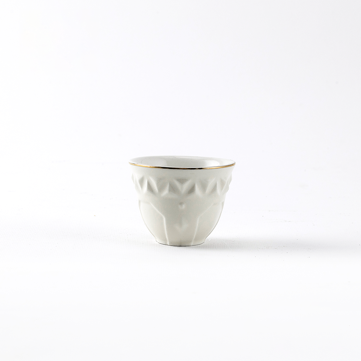 Order Rose Porcelain White Cawa Cup 12 Pieces Set 65 ml RS-2121 Gold ...