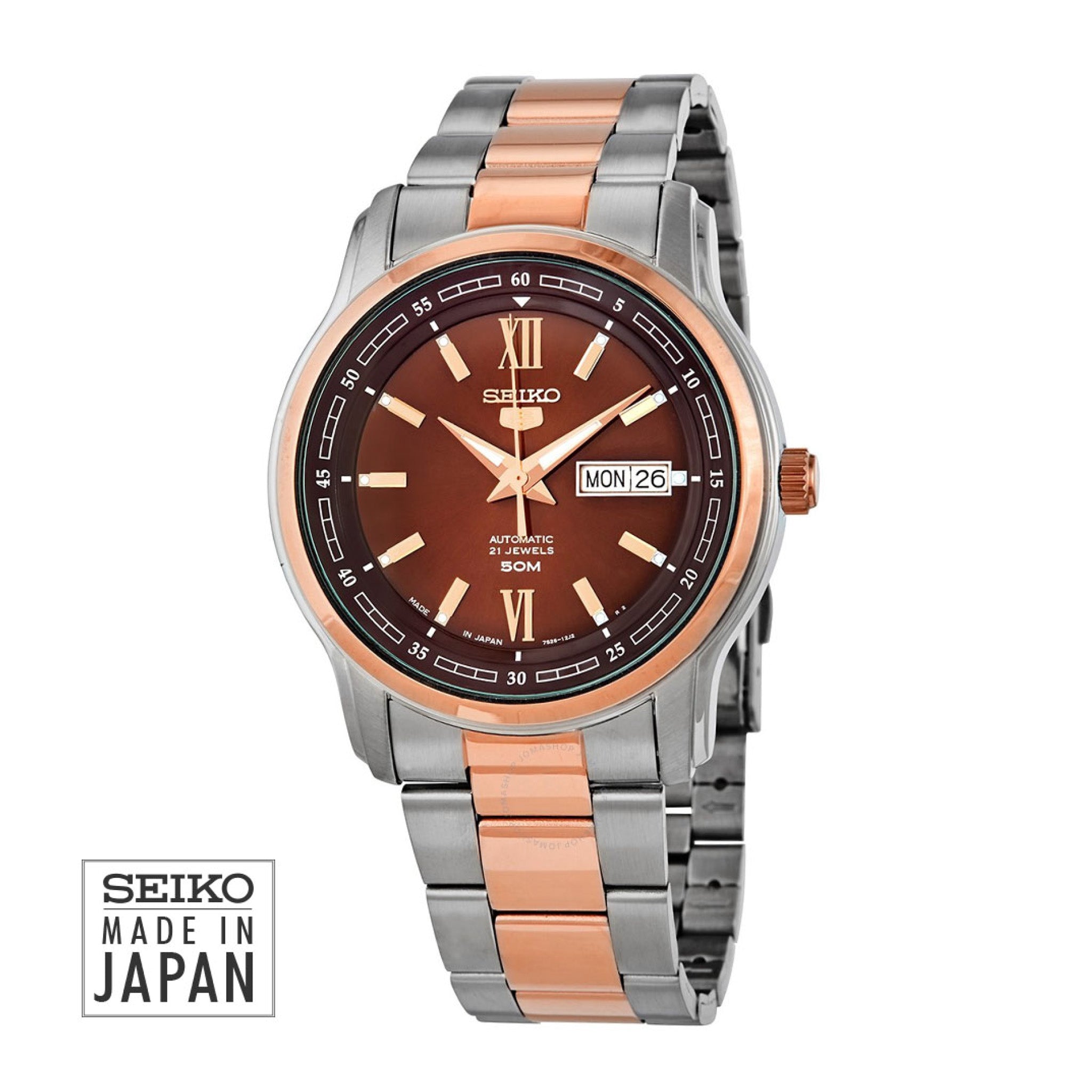Order Seiko Seiko 5 Automatic Brown Dial Men's Watch Snkp18j1 Now ...