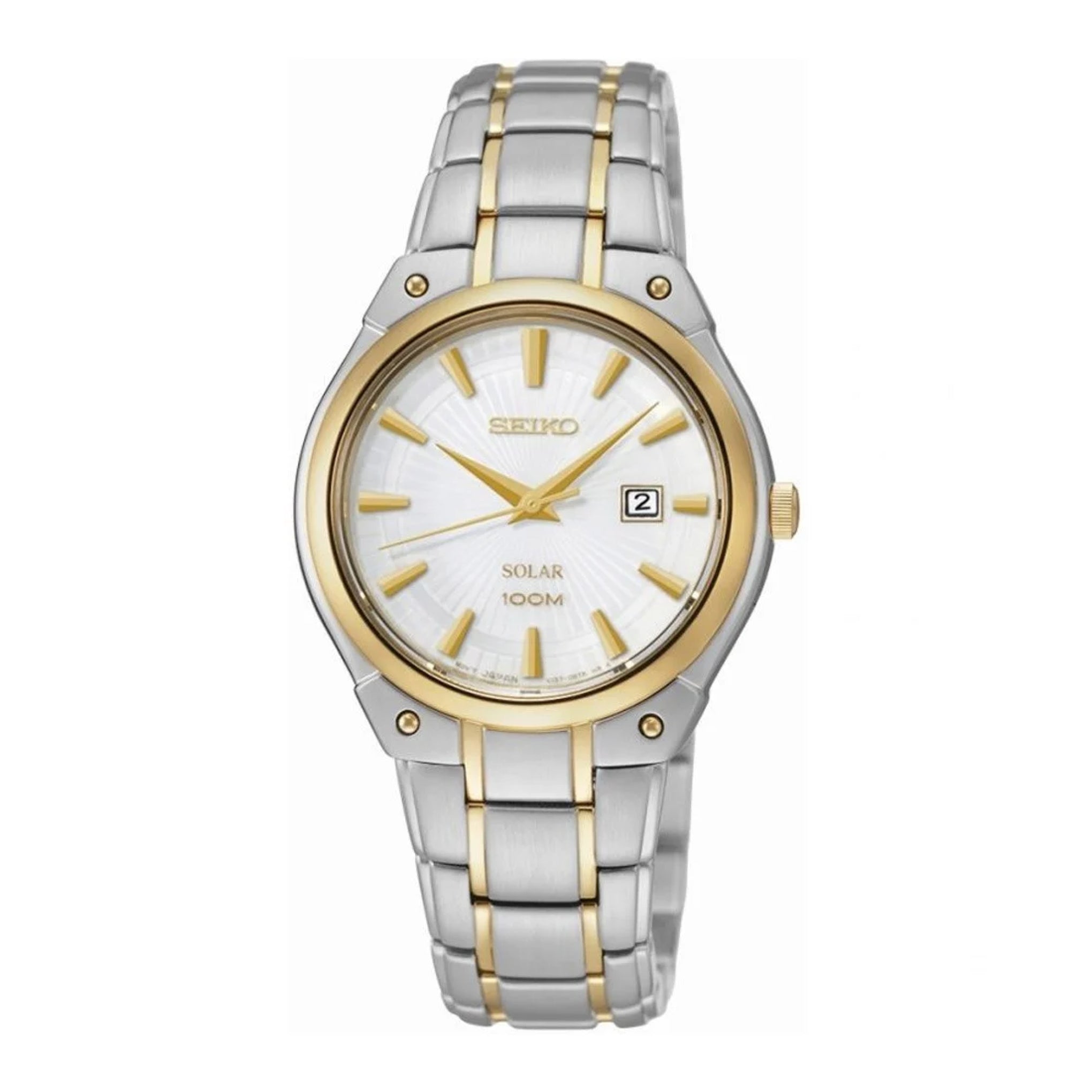 Order Seiko Women's Solar Analogue Quartz Stainless Steel Watch ...
