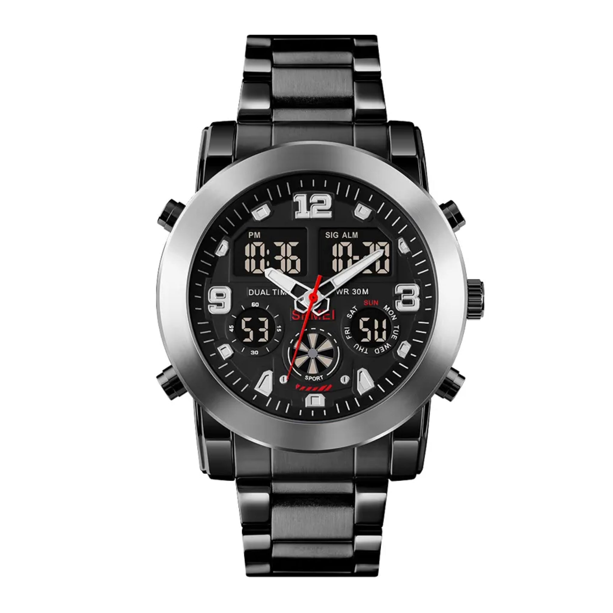 Order Skmei Men's Analog Digital Quartz Stainless Steel Watch 1642 Now ...