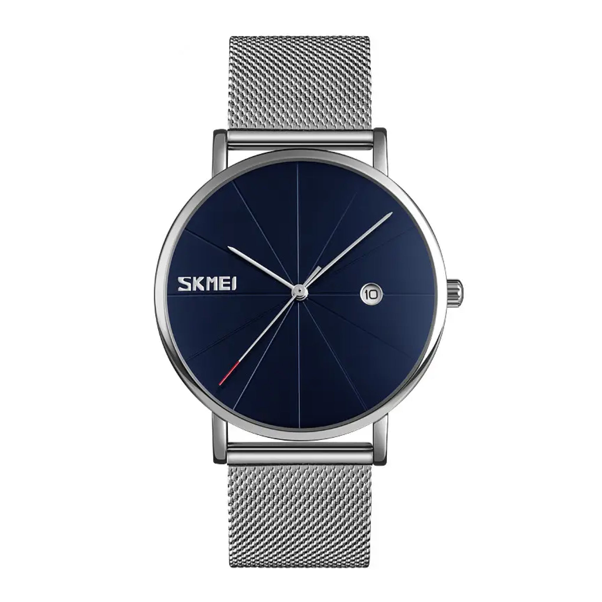 Order Skmei Men's Casual Quartz Stainless Steel Blue Dial Watch 9183 ...
