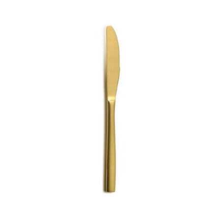 Stainless Steel Gold Table Knife 6s Set | Jomla.ae