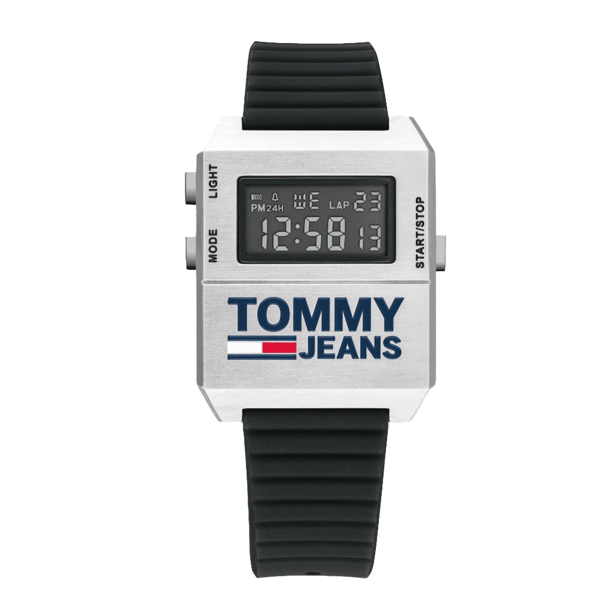 Order Tommy Hilfiger Mens Black Dial Black Silicone Watch - 1791672 Now ...