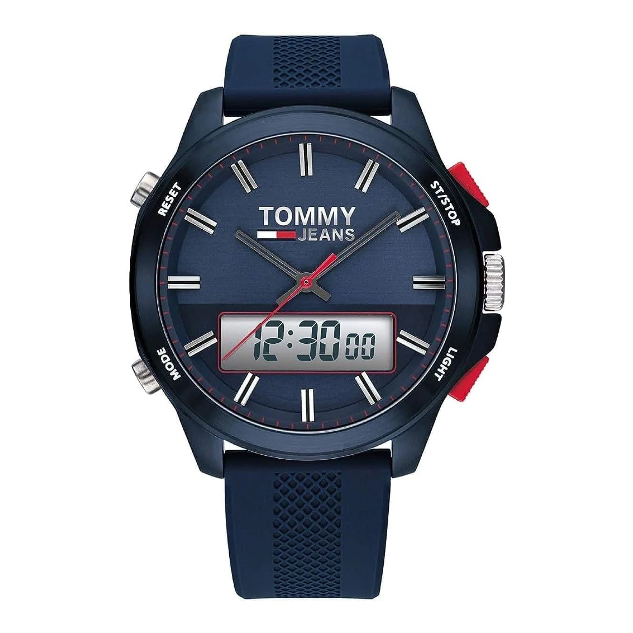 Order Tommy Hilfiger Men's Blue Dial Blue Silicone Watch - 1791761 Now ...