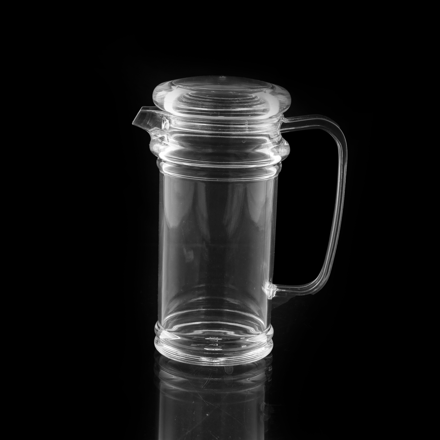 Transparent Acrylic Jug with Cover 300 ml | Jomla.ae