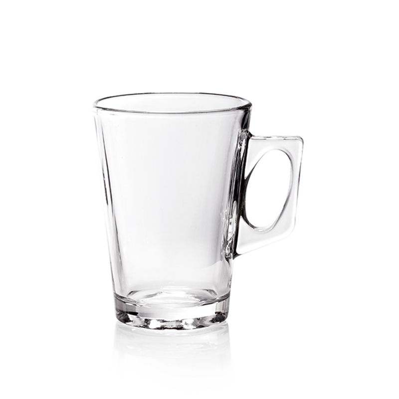 Transparent Glass 350 ml Glass Mug | Jomla.ae